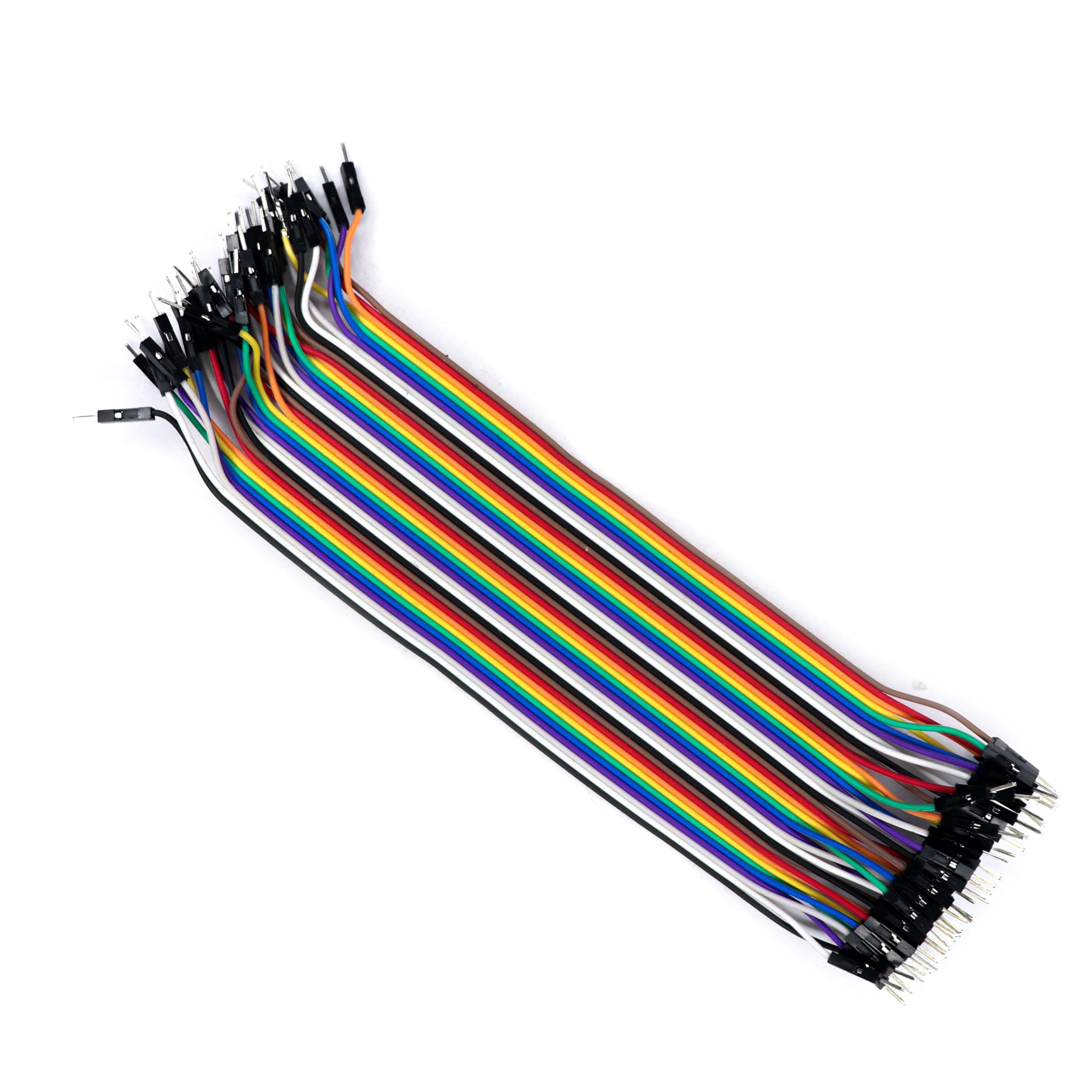 Electronic Spices Jumper Wire cable 40 pin male to male 26AWG (21cm ...