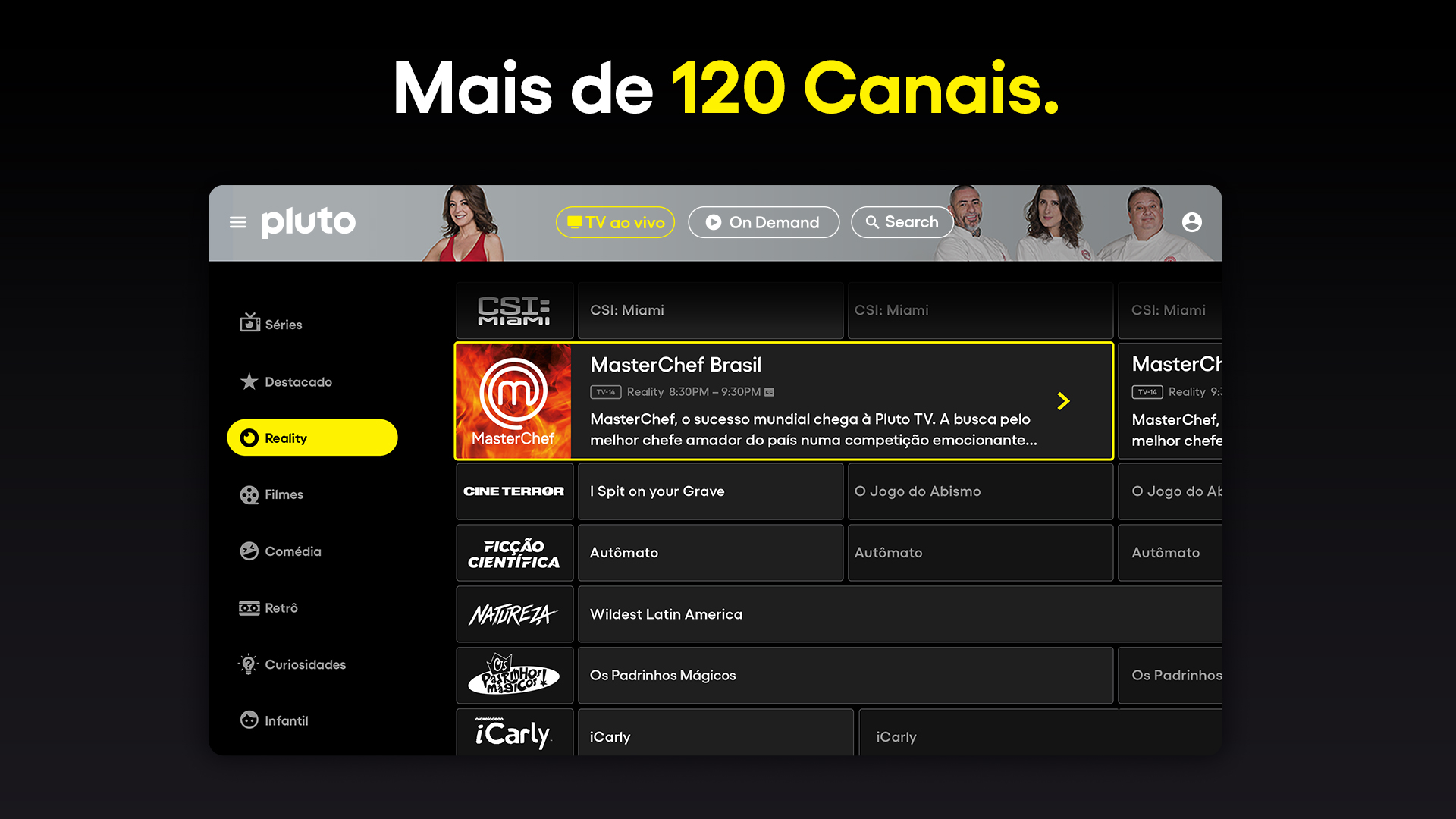 Pluto TV – TV Ao vivo e Filmes - Aplicativo na Amazon Appstore