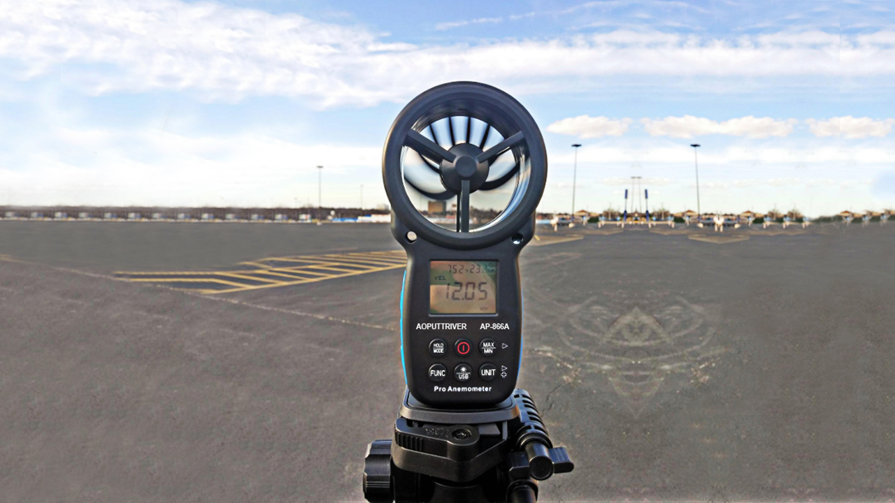 Watch 866A Anemometer Handheld USB Anemometer CFM Meter on Amazon Live