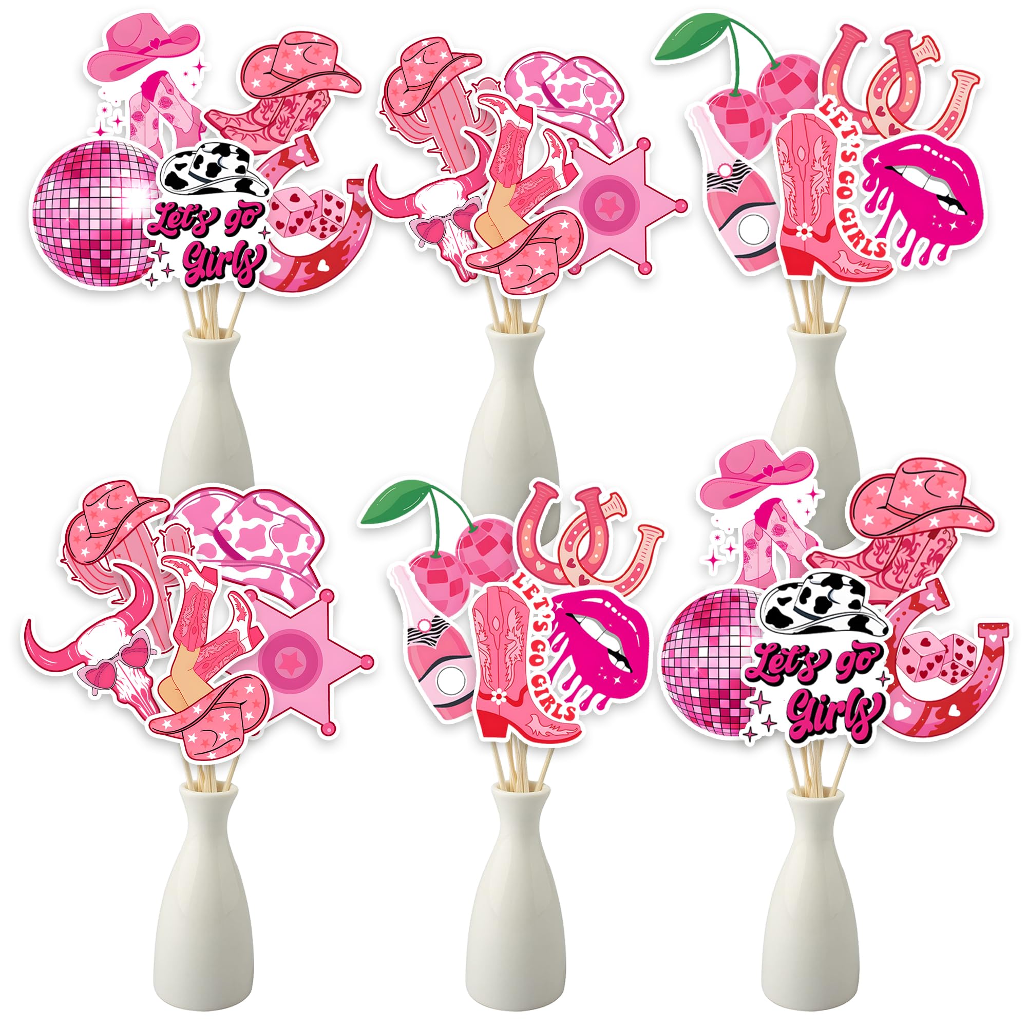 Amazon.com: 30Pcs Cowgirl Themed Birthday Party Decorations Cowgirl ...