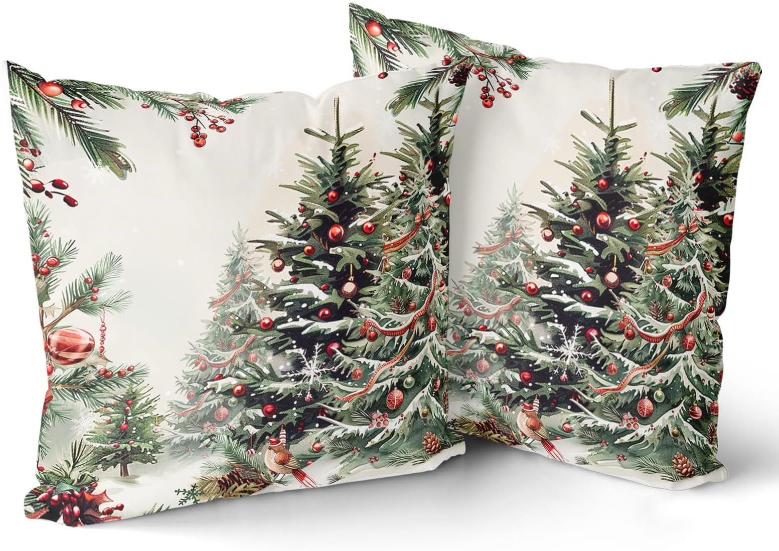 Amazon.com: DFXSZ Christmas Pillow Covers 18x18 Inch Set of 2 Christmas ...