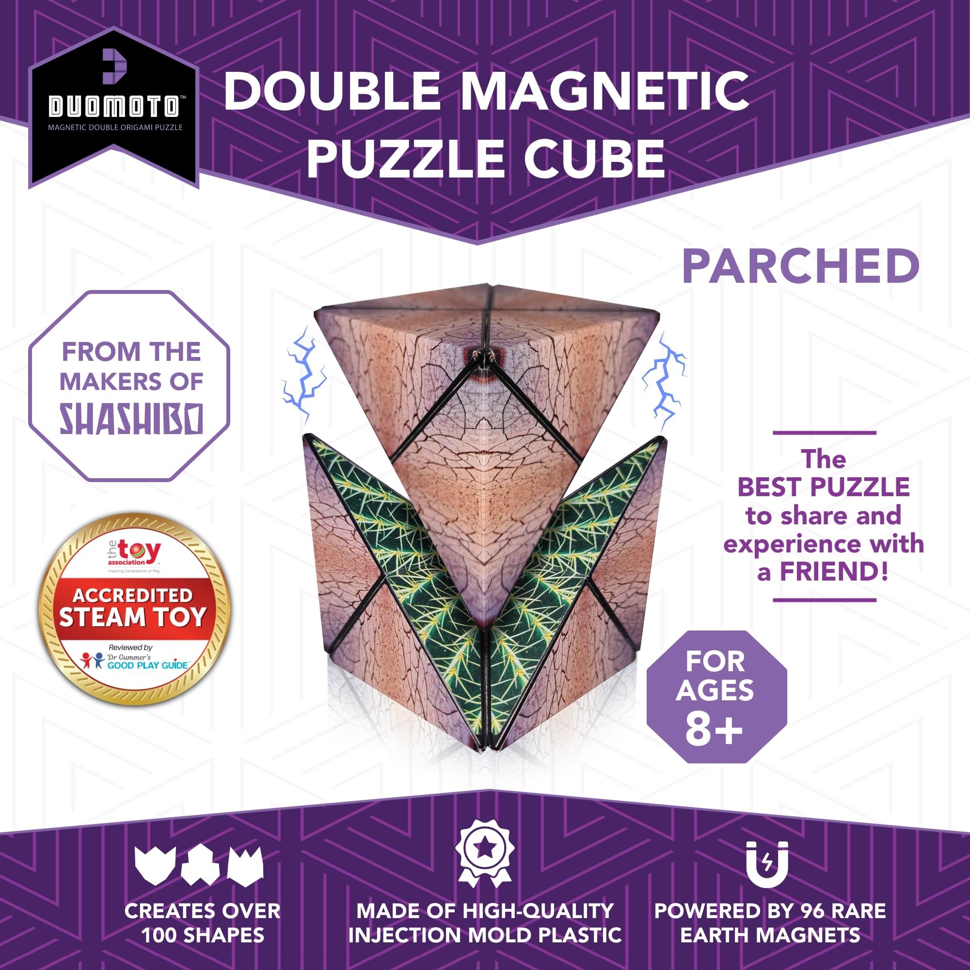 Snapklik.com : Duomoto Magnetic Transforming Cube - Shape Shifting ...