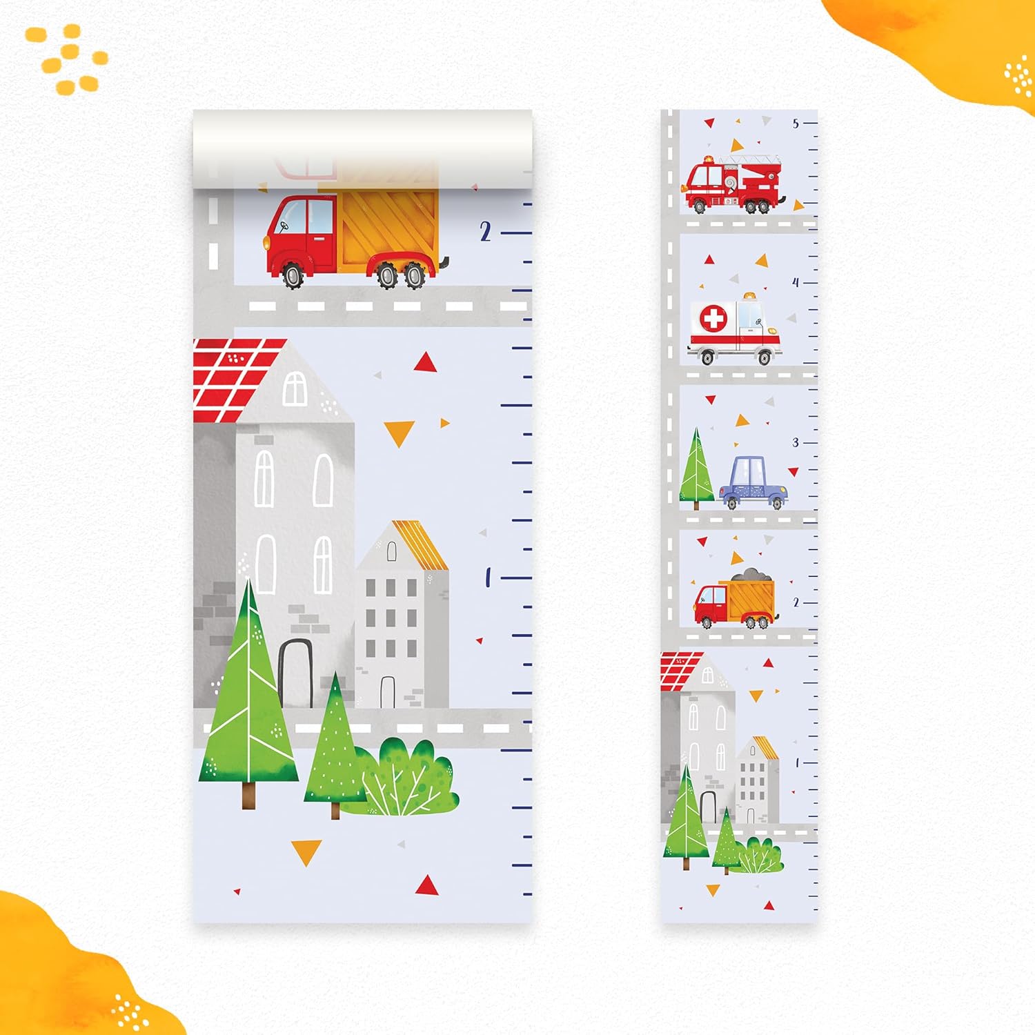Amazon.com: Kids' Growth Chart Wall Decals by Lipastick - Peel and ...