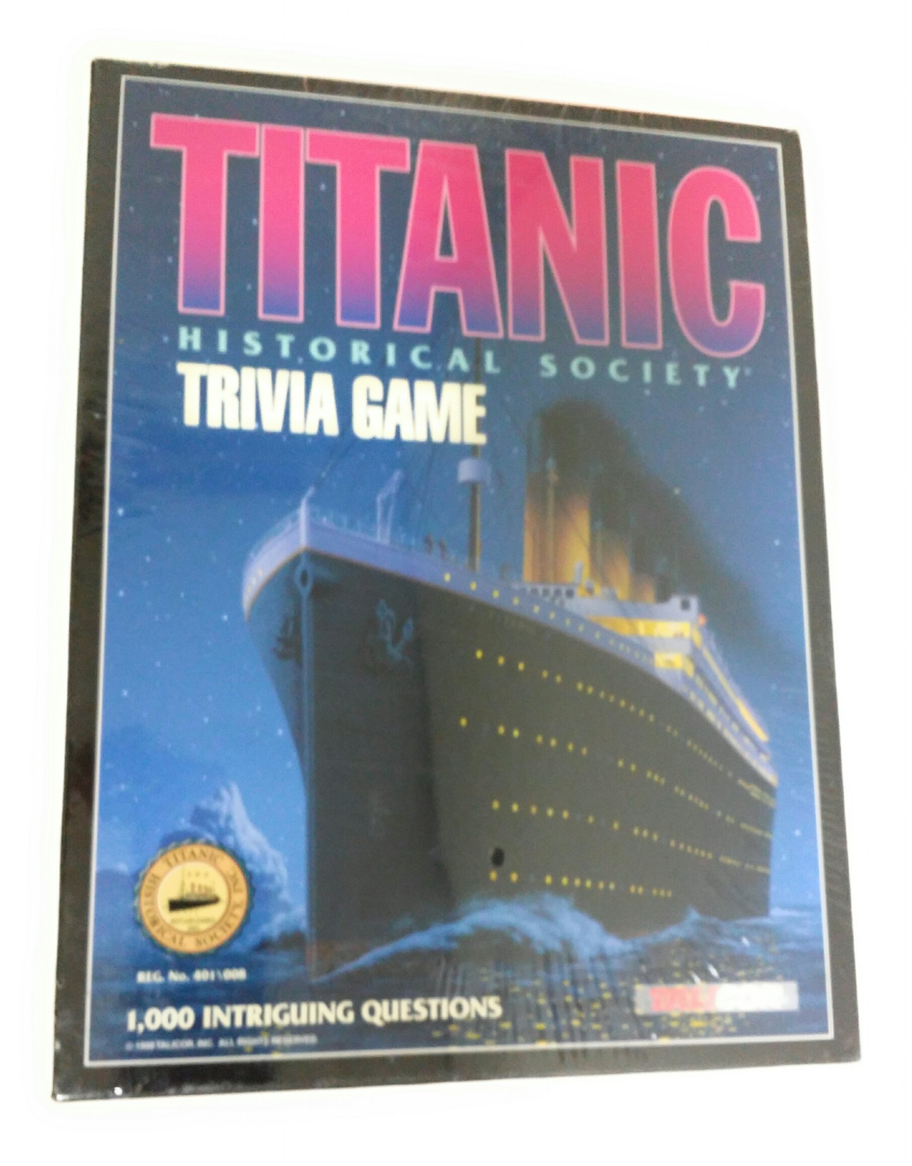 Snapklik.com : TaliCor The Titanic Historical Society Trivia Game