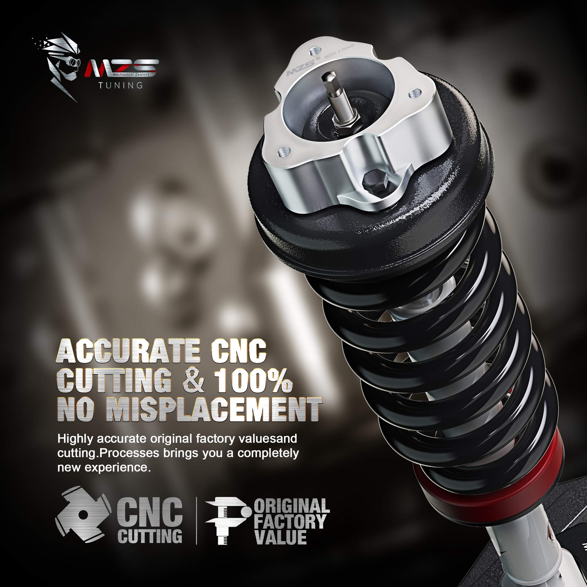 Snapklik.com : MZS 2.5" Leveling Kit Front Lift Strut Spacers Compatible