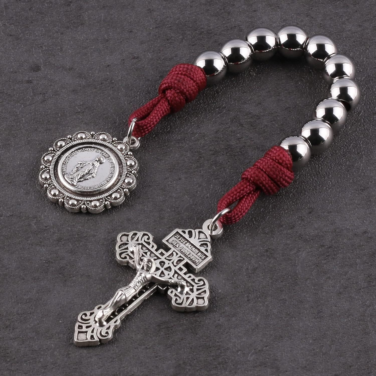 Luomu Rosario De Bolsillo Estilo Abierto De Una Década Rosario