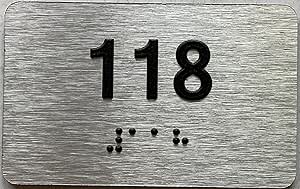 Amazon.com: Apartment number sign - Unit number sign / Suite number ...