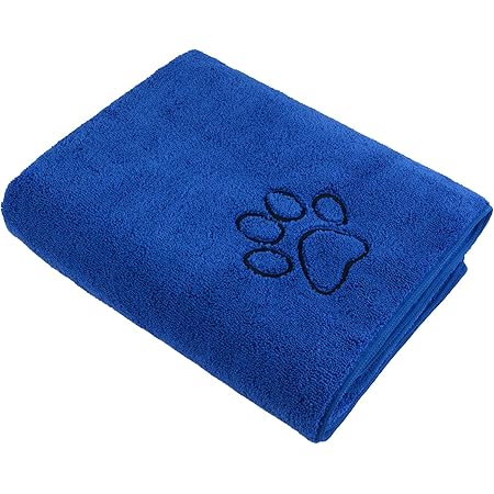 Amazon.com: SUNLAND Microfiber Pet Towel Absorbent Dog Drying Quickly ...