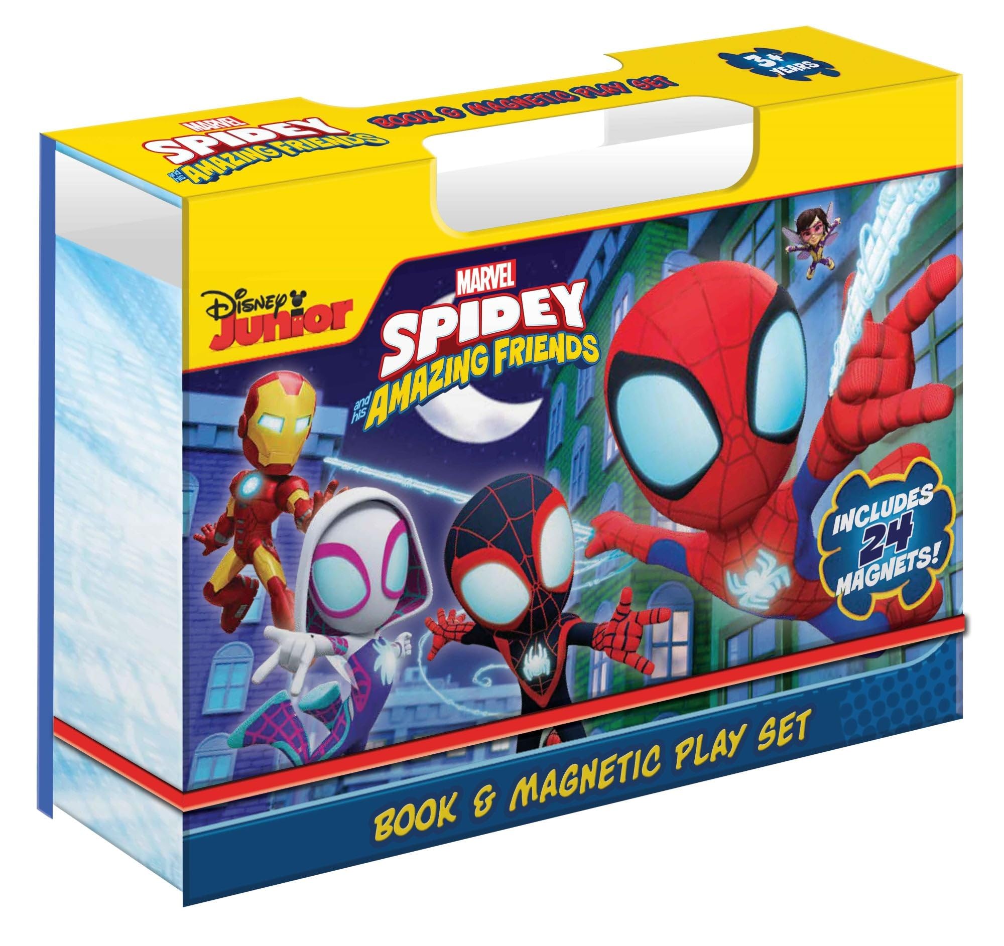 Spidey and His Amazing Friends - Book & Magnetic Play Set : Lake Press ...