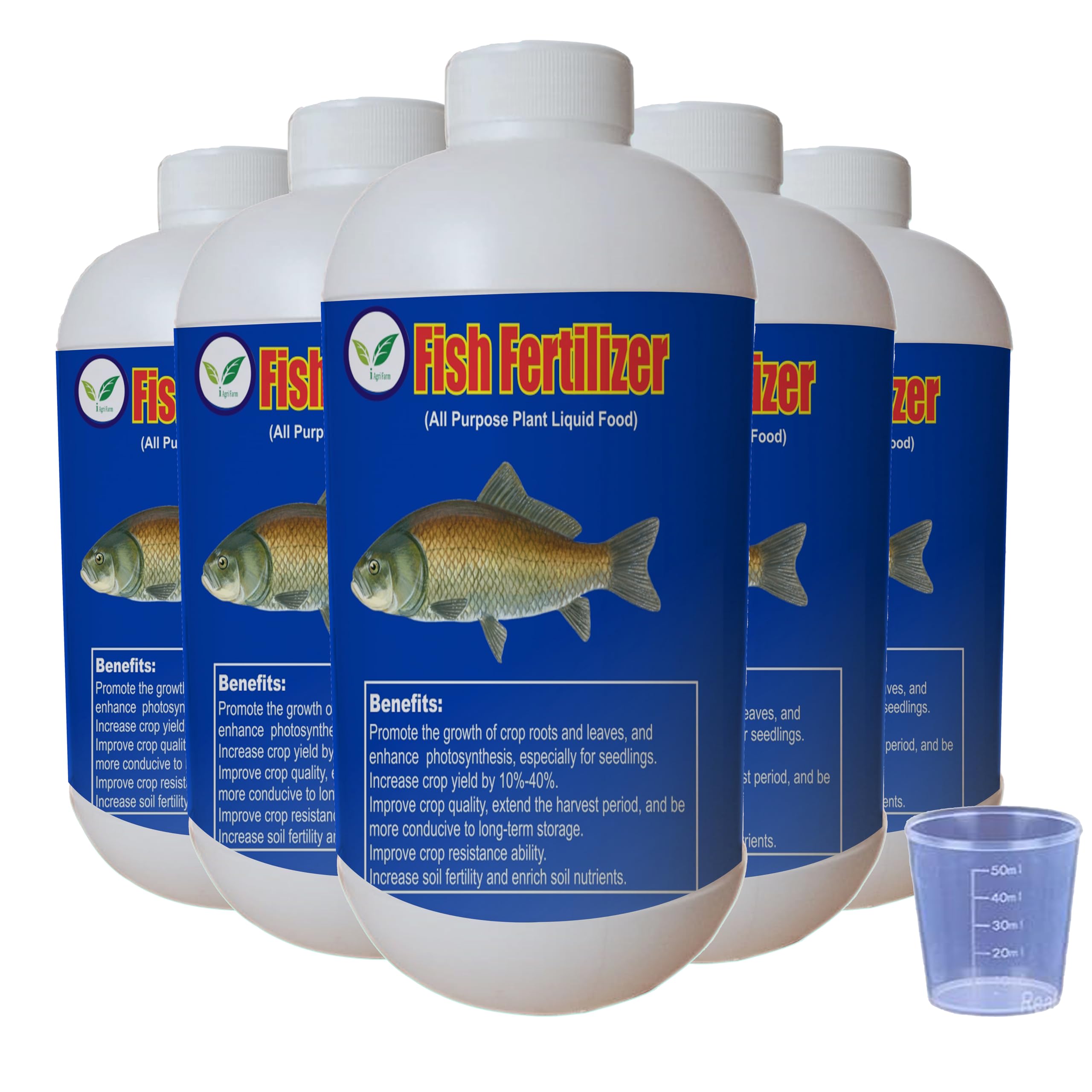 Buy Iagrifarm Fish Amino Liquid Growth Promoter - 5 LiteR (bottles ...