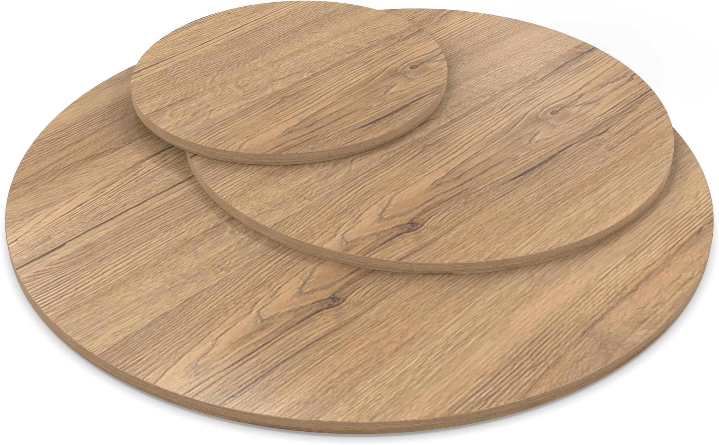 AUPROTEC Tischplatte 19mm rund Ø 300 mm Eiche Sanremo Classic ...