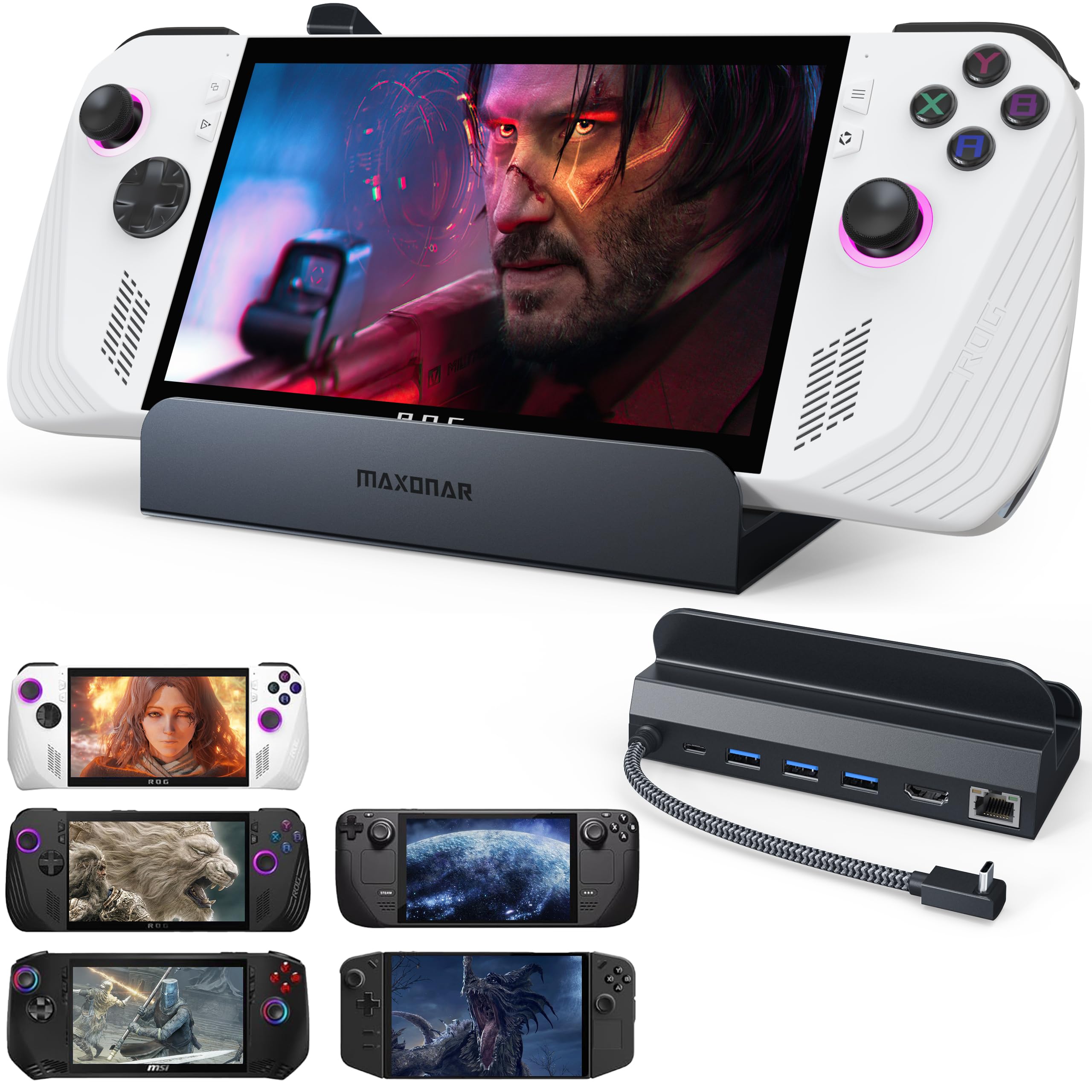 Maxonar 6 In 1 Docking Station With 65w Gan Pd | Desertcart INDIA