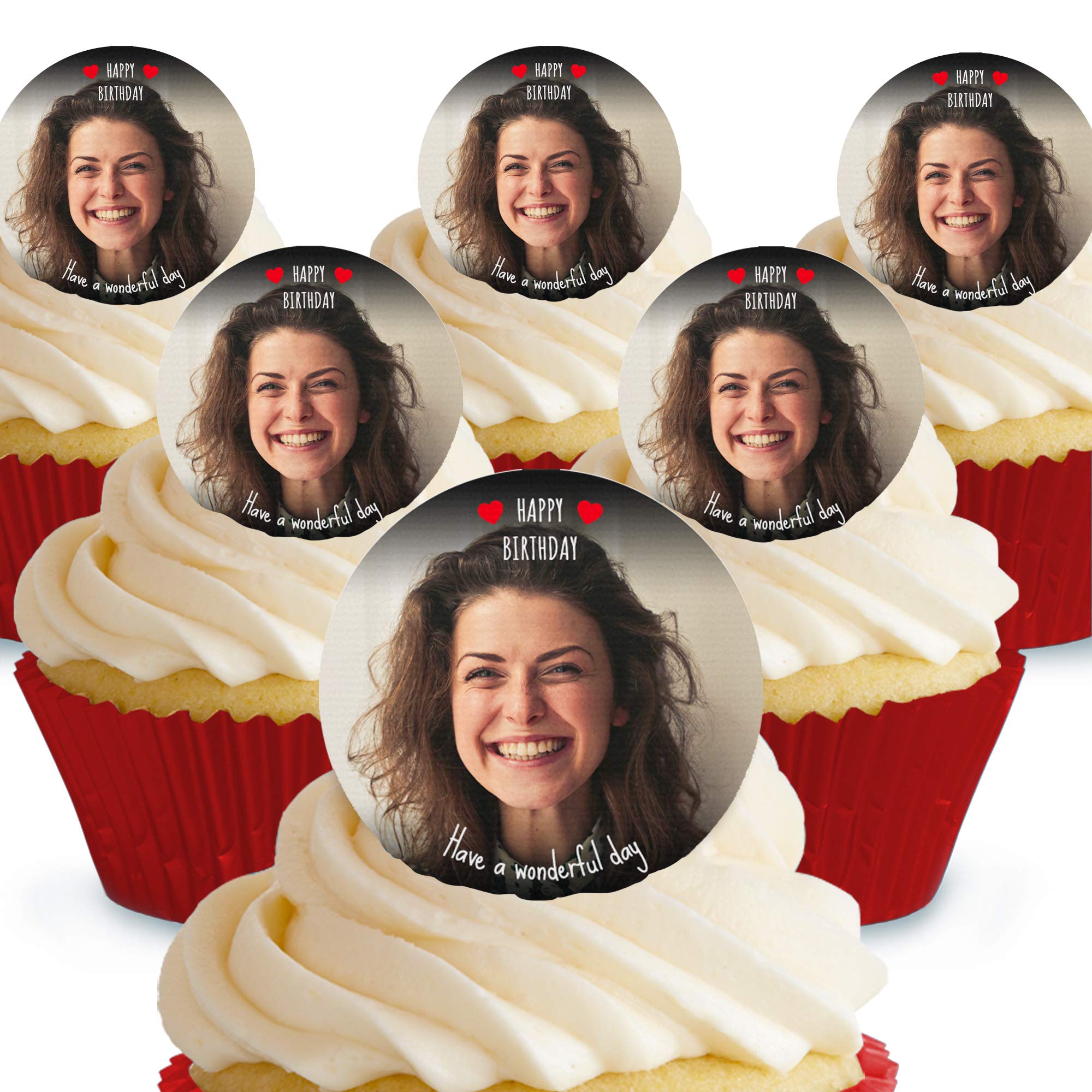 Decorazioni Carta Riso Feste 300 Decorazioni Commestibili Natale ...