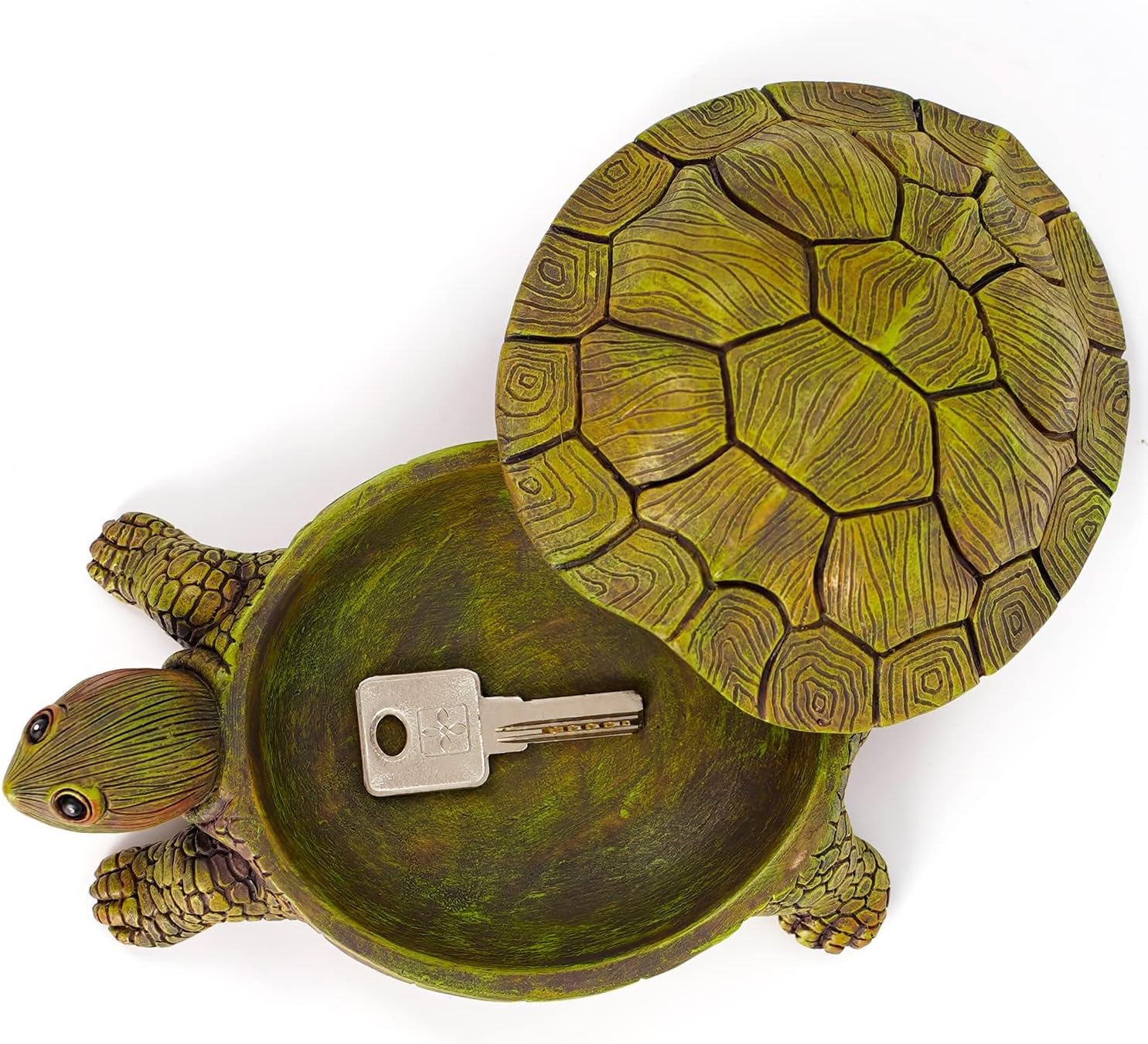 Amazon.com: GEEKIA Hide a Key Frog Hand Painted Polyresin Outdoor ...