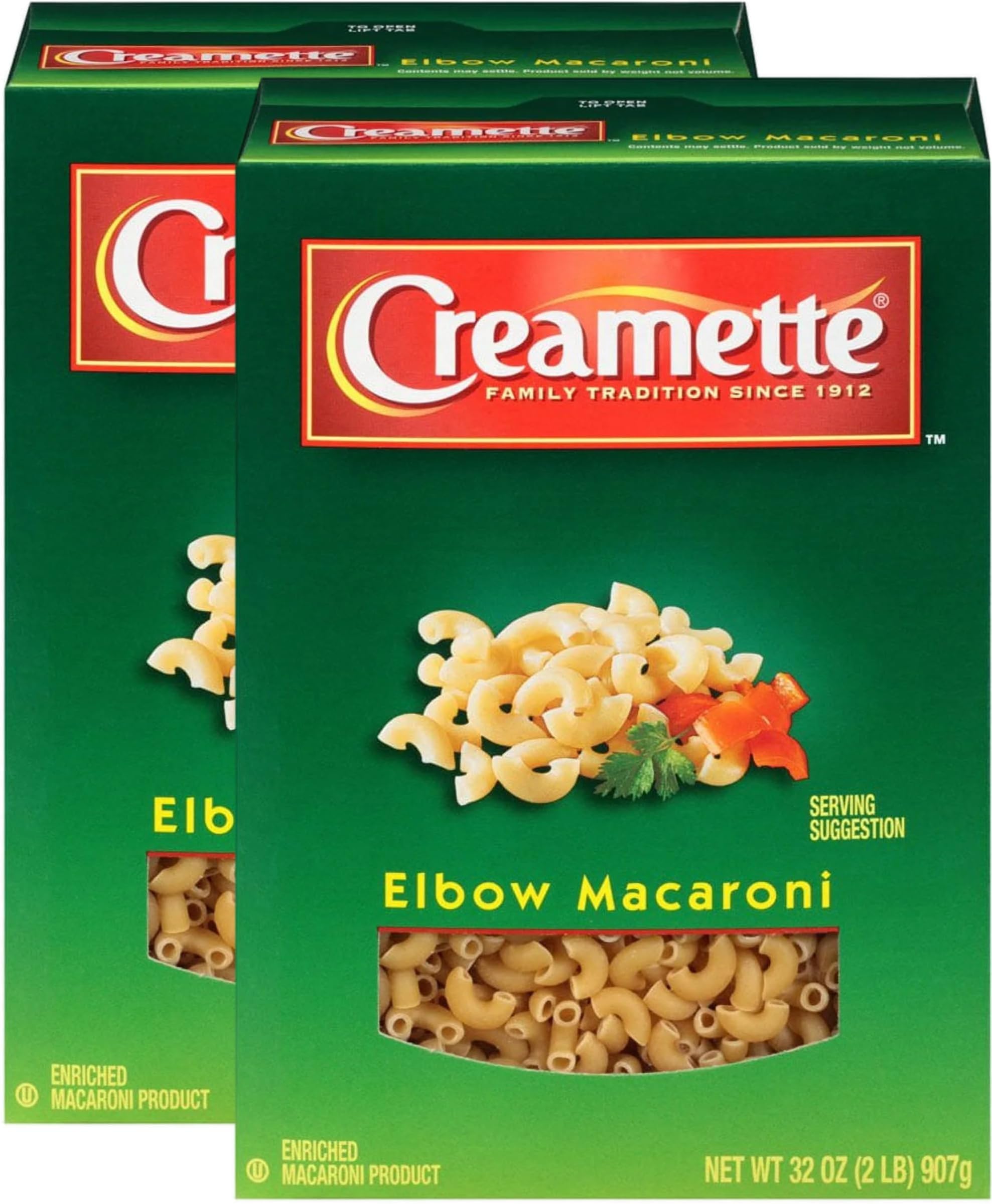 Amazon.com : 2 Set of 5 - Creamette Elbow Macaroni Pasta, 16 Oz ...