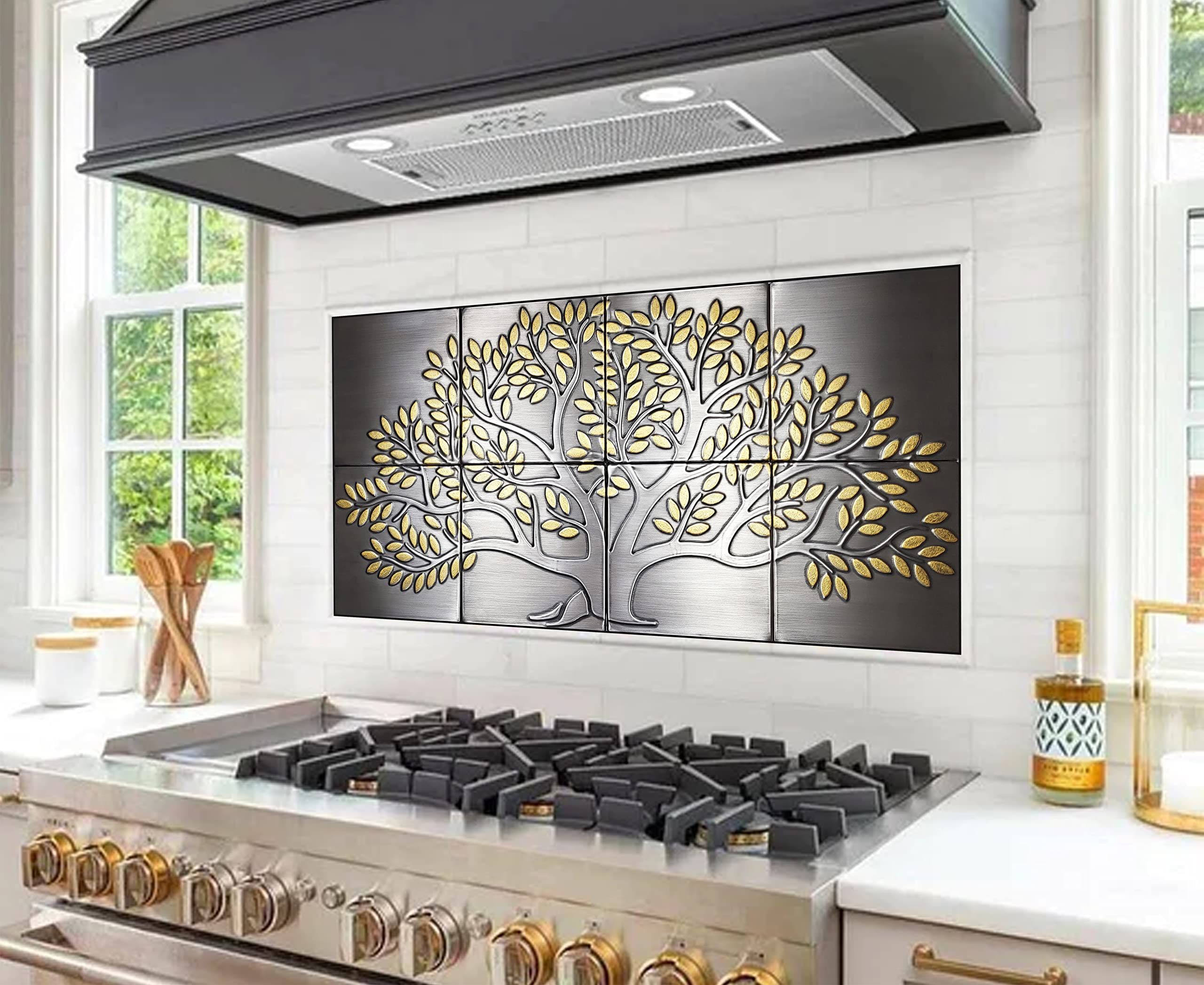 Decorative Metal Wall Tile Backsplash