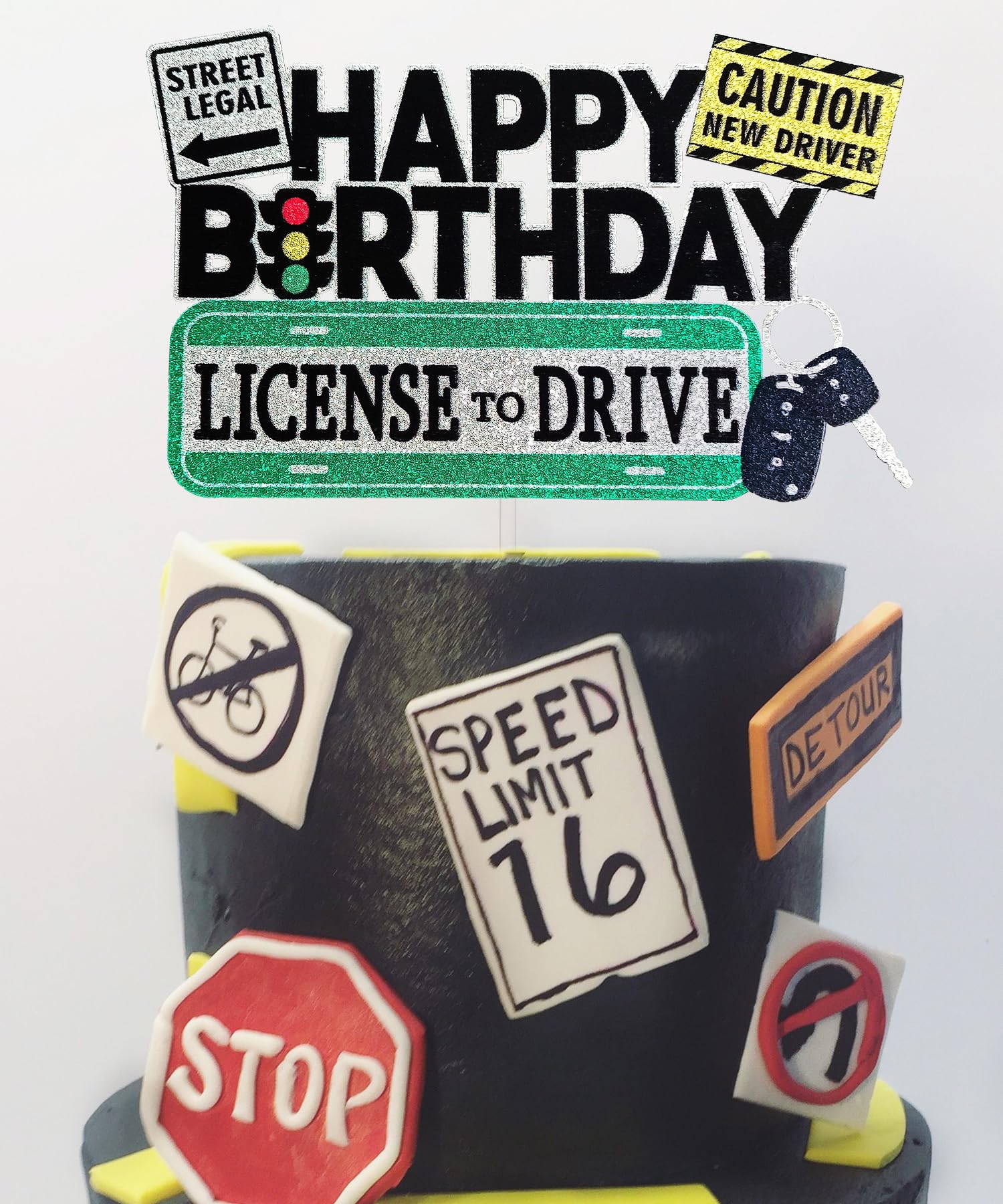 Snapklik.com : New Driver License Cake Topper