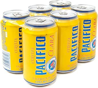 Cerveza Pacífico Lata 355 ml : Amazon.com.mx: Alimentos y Bebidas