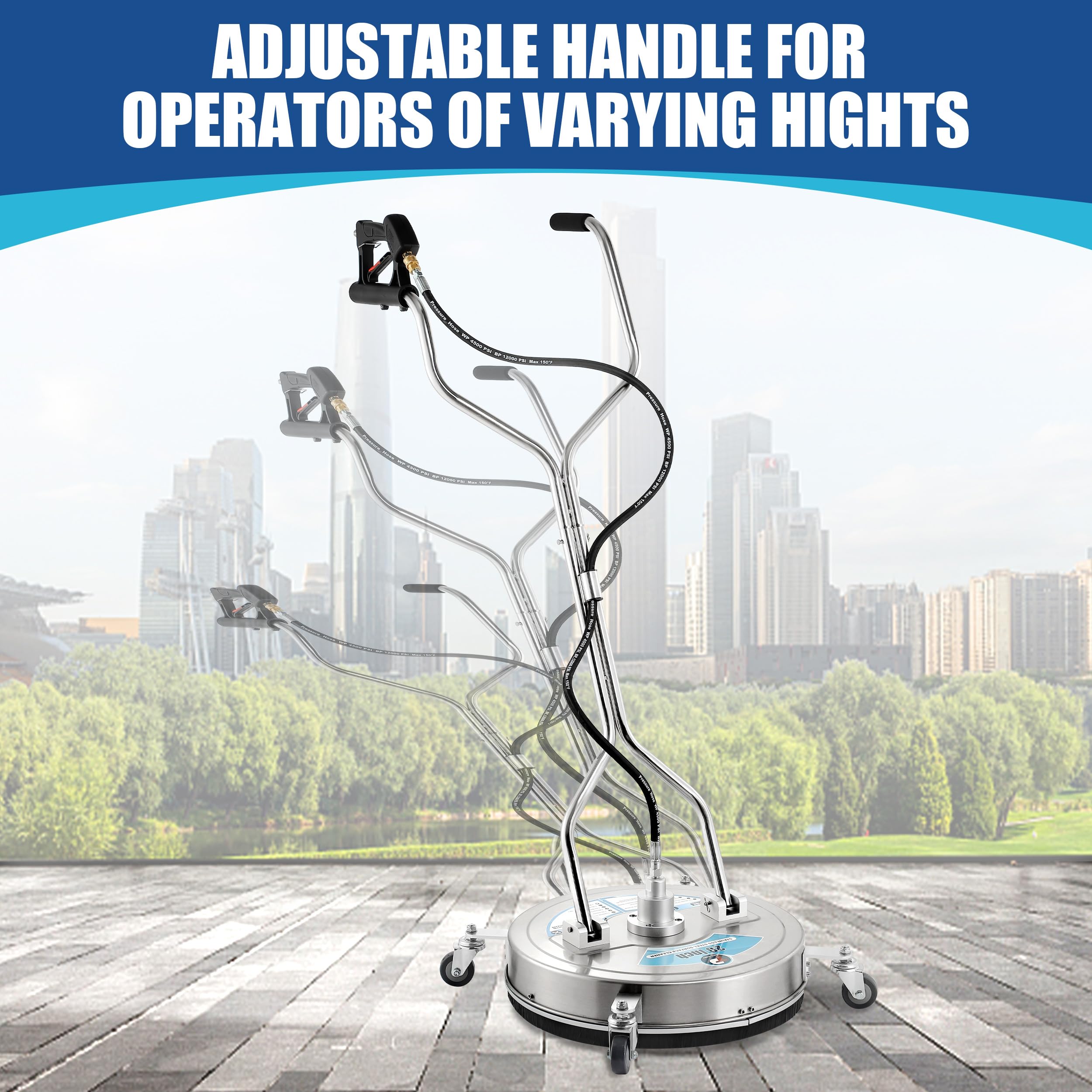 Snapklik.com : Tool Daily 20 Surface Cleaner For Pressure Washer Attachment