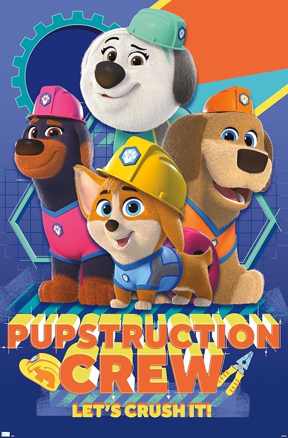 Amazon.com: Disney Pupstruction - Group Wall Poster, 34L" x 22.4W ...