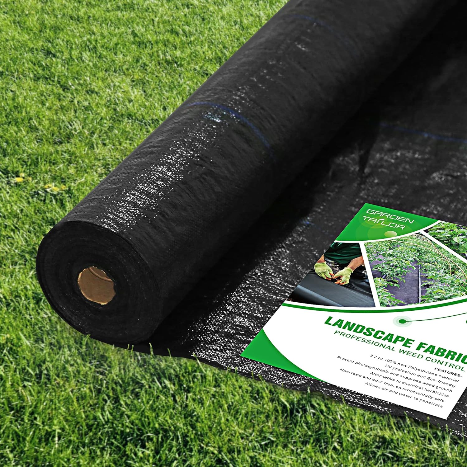Amazon.com : Weed Barrier Landscape Fabric: 4ft x 250ft PE Heavy Duty ...