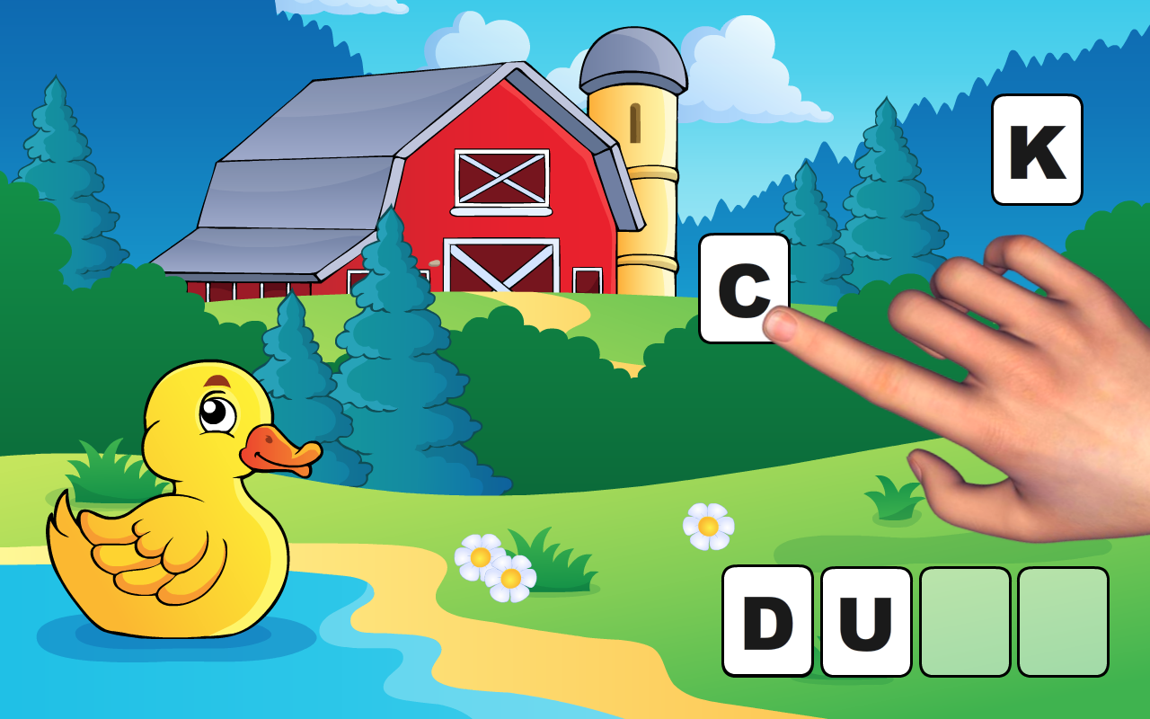 Preschool and Kindergarten Reading, Tracing & Spelling School Adventure ...