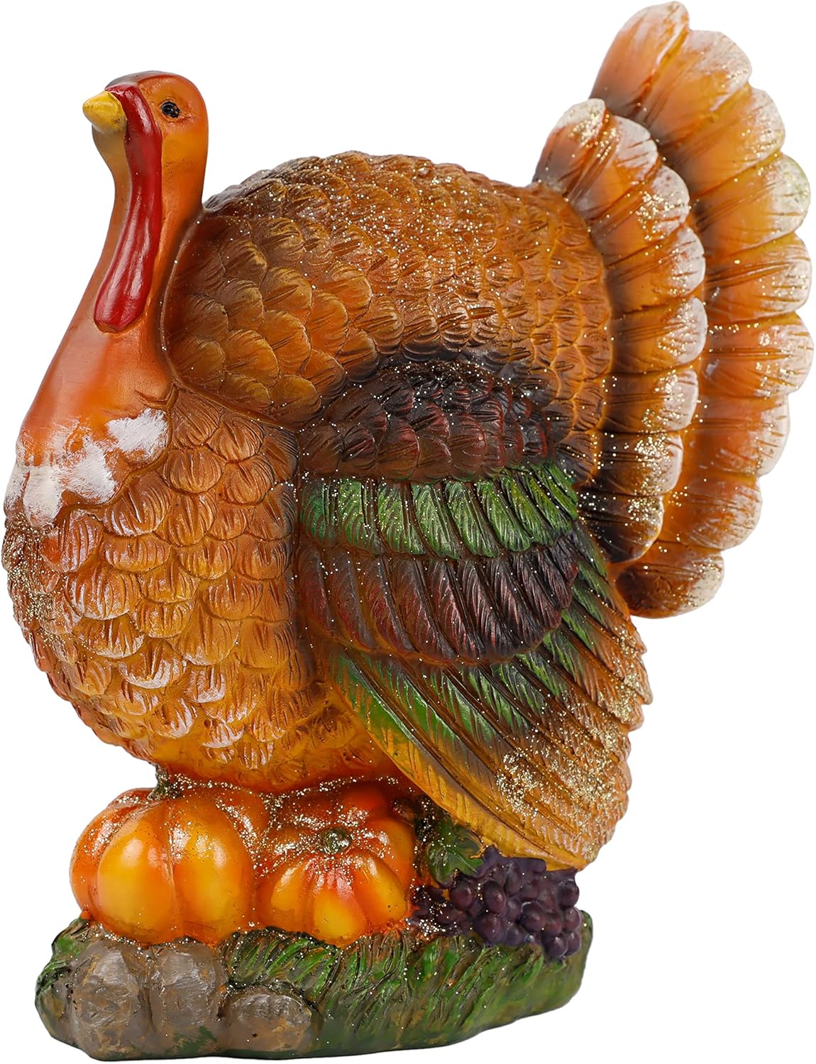 Amazon.com: winemana Thanksgiving Table Decorations Resin Turkey with ...