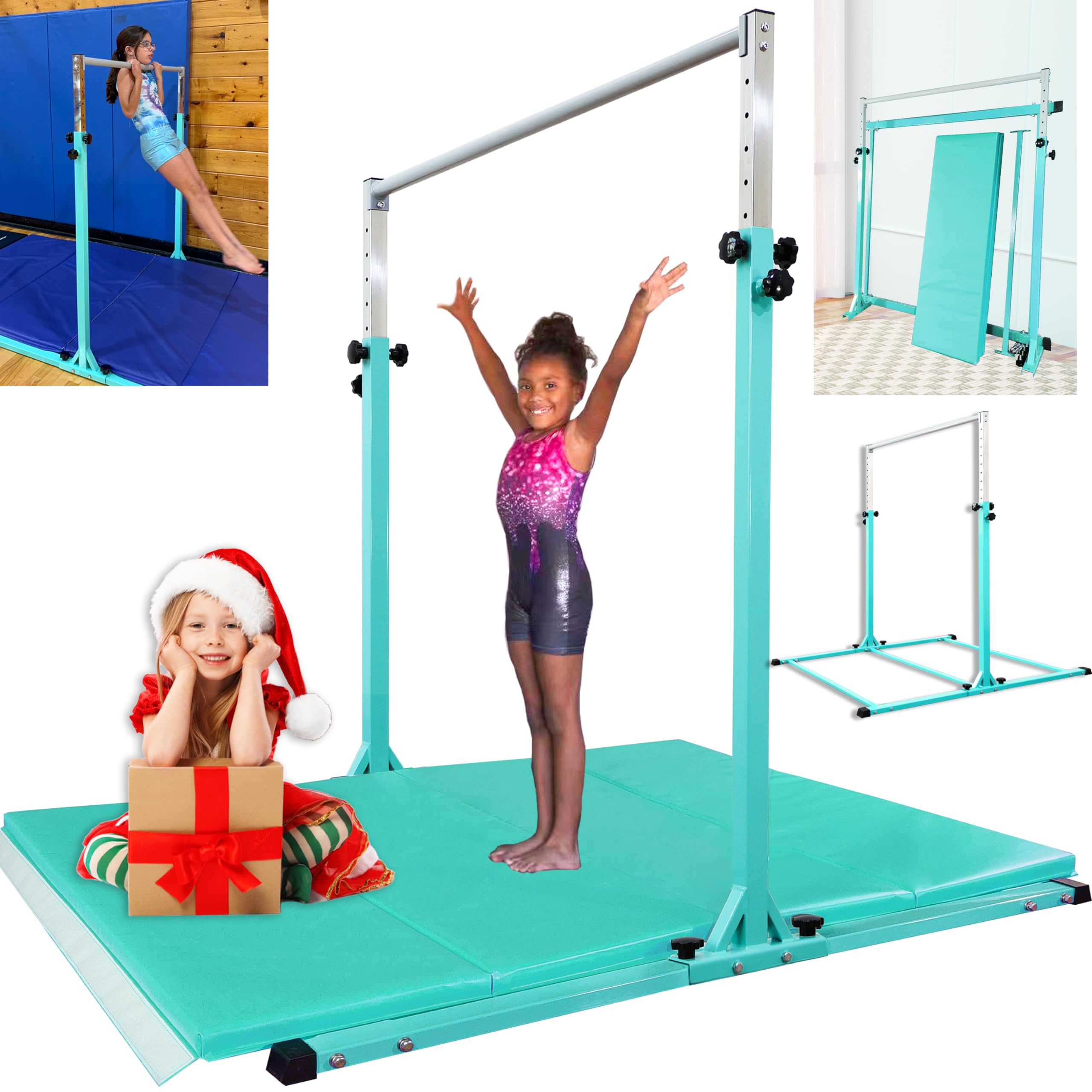 Buy PreGymnasticSturdy High Bar for Training 48''-71'' Heights ...