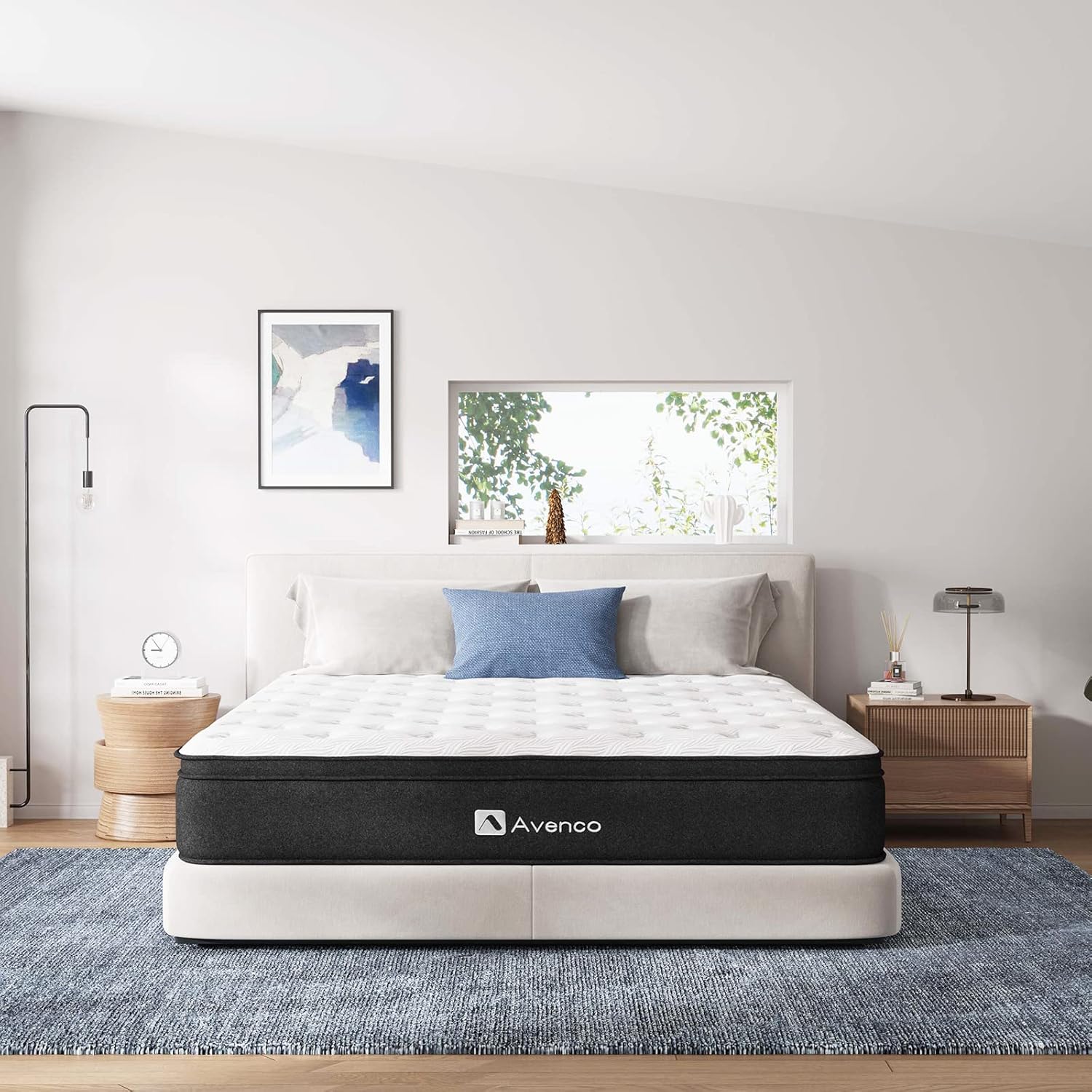 Amazon.com: Avenco Full Size Mattress, 10 Inch Innerspring Hybrid Mattress with Gel Memory Foam ...