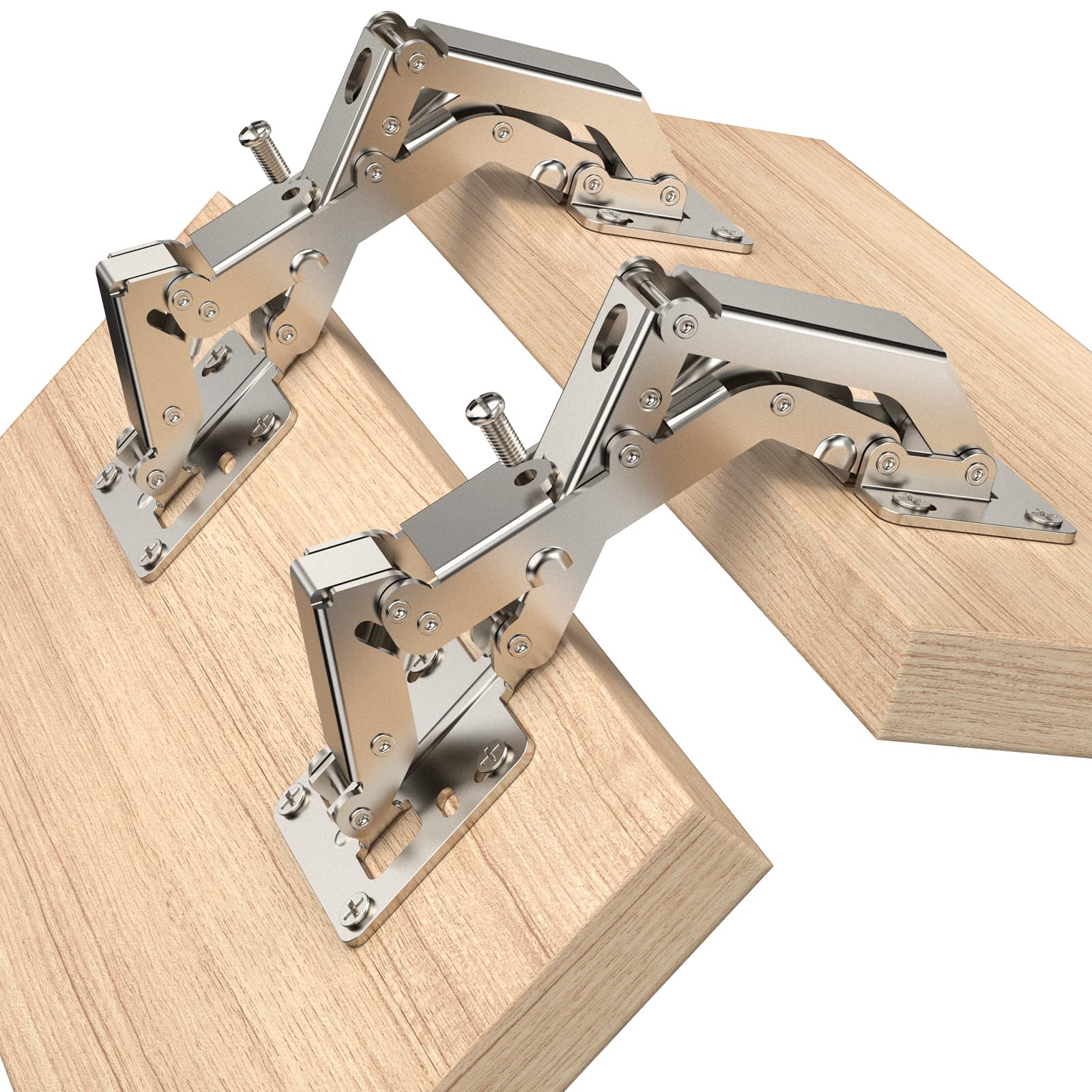 Snapklik.com : 2 Pack 170 Degree Soft Close Cabinet Hinges, Slow Smooth ...