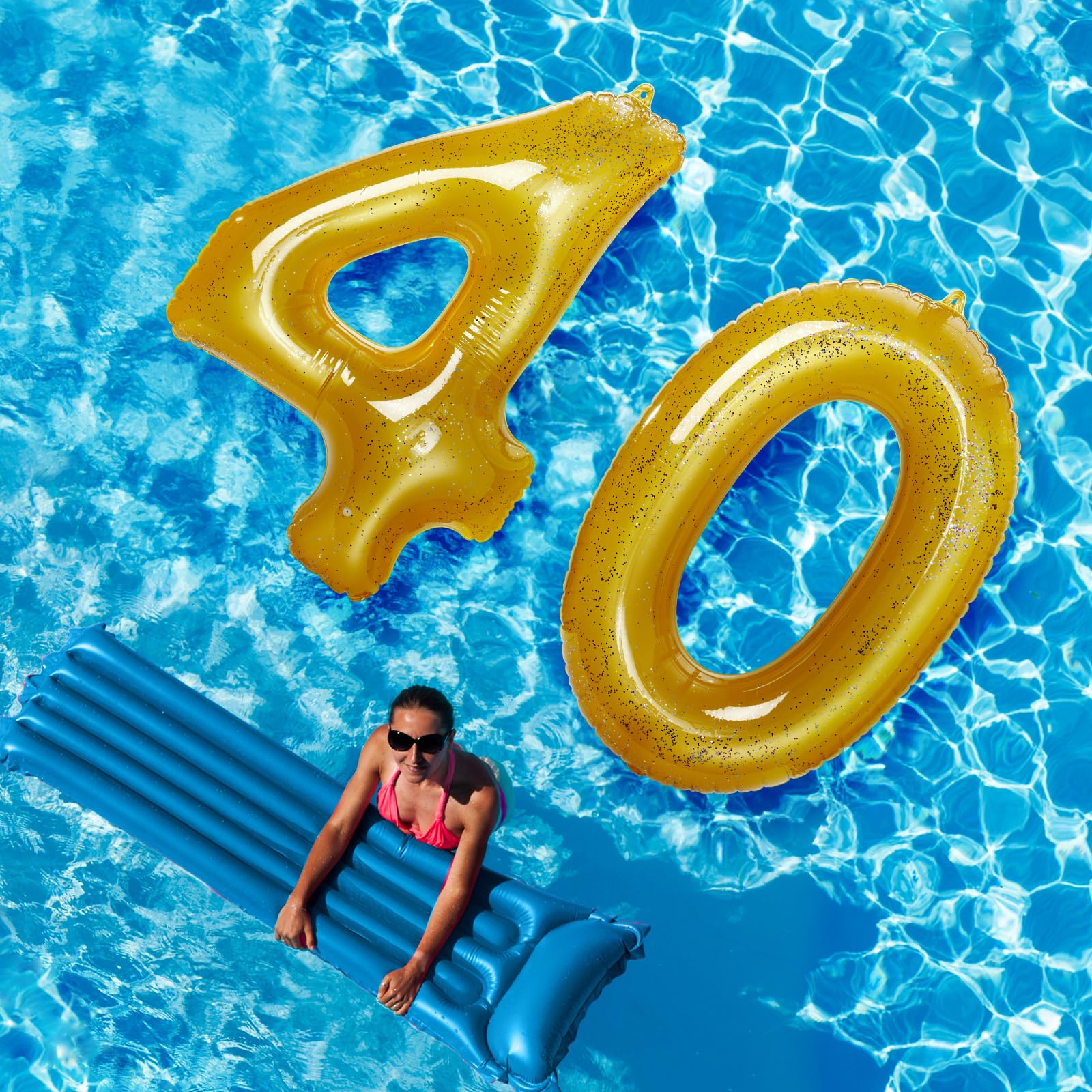 Snapklik.com : HyDren 48 Inch Inflatable Number Pool Float - Giant ...