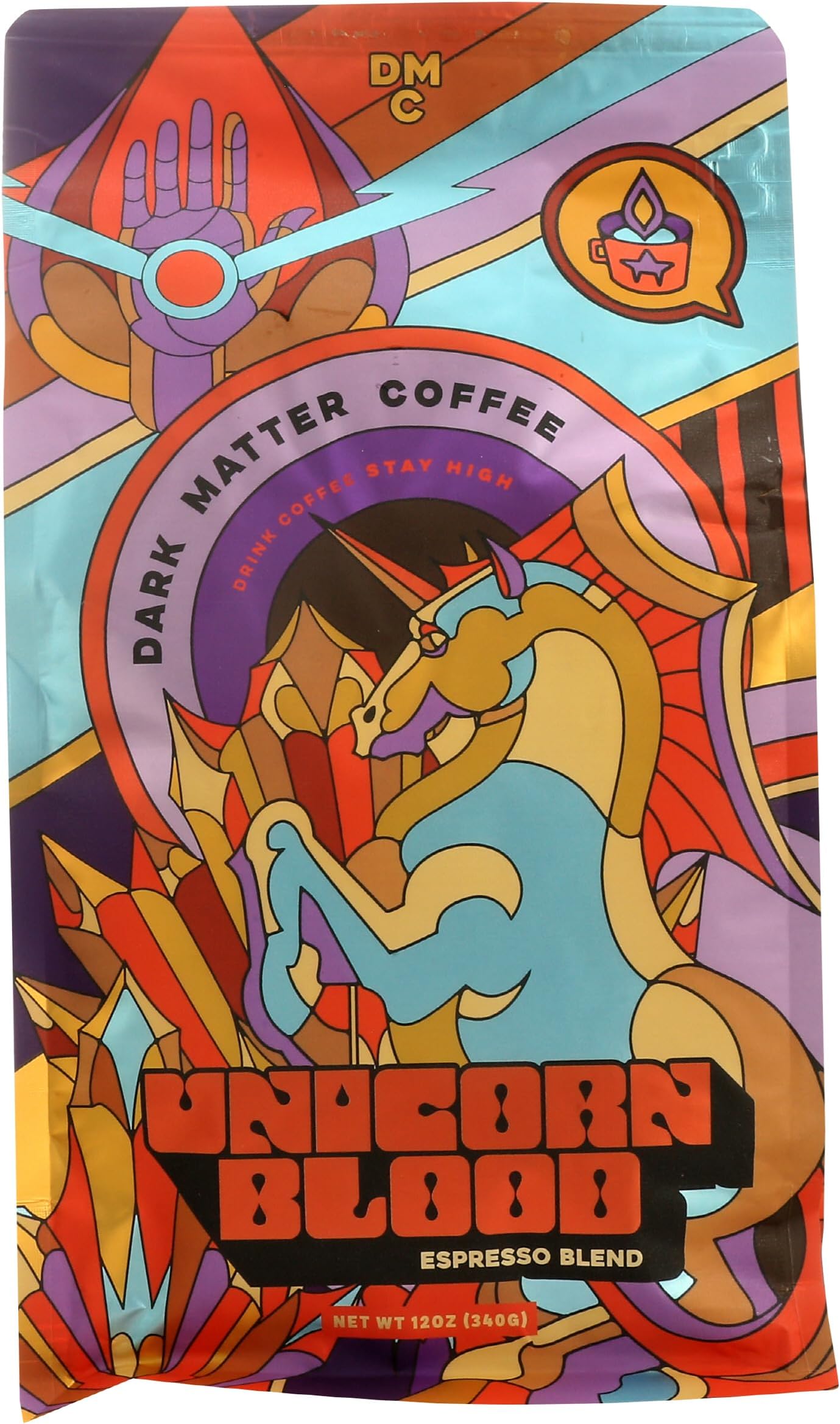 Amazon.com : DARK MATTER Unicorn Blood Espresso Blend, 12 OZ : Grocery ...