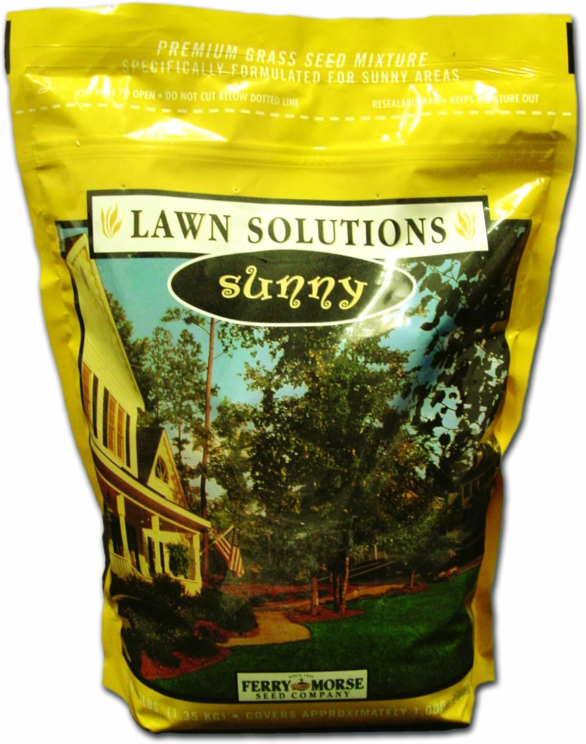 Amazon.com : Ferry-Morse 6816 Lawn Solutions Sunny Grass Seed Mix North ...