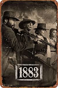 Amazon.com : 1883 Movie Poster Metal Sign Tin Metal Retro Wall Decor ...