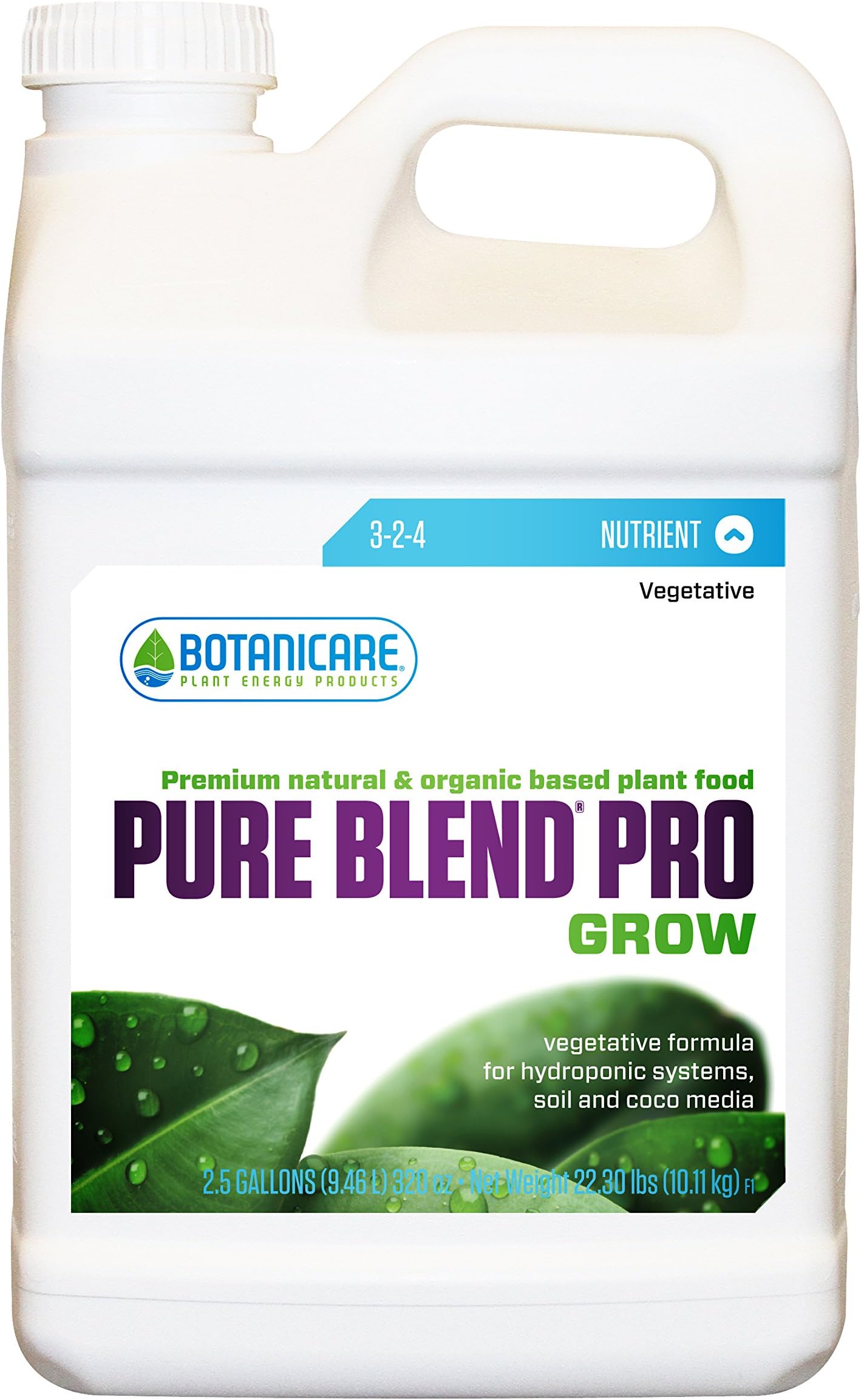 Amazon.com : Botanicare Pure Blend PRO Grow Soil Nutrient 3-2-4 Formula ...