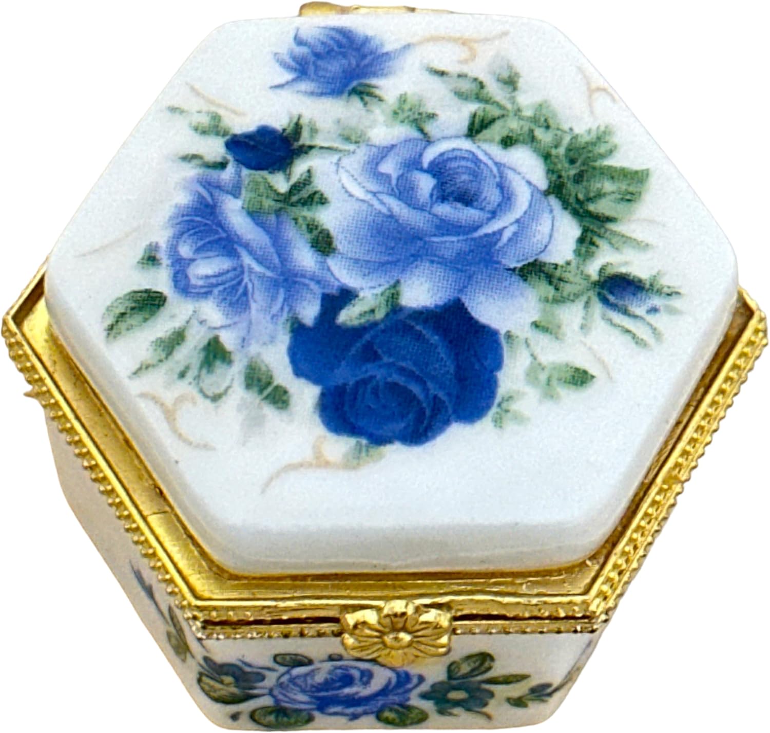 Amazon.com: Evenchae Miniature Porcelain Box - Jewelry, Trinkets ...