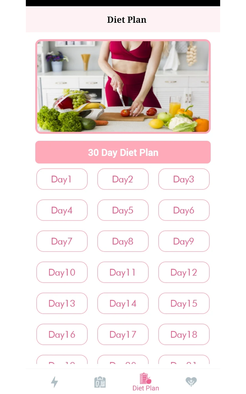 Six Pack in 30 Day ABS Women Workout Plan: 30 Day Fitness Challenge ...