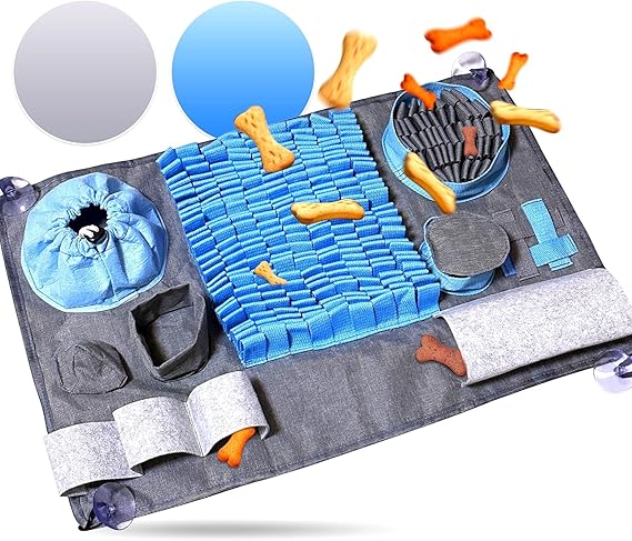 Amazon.com: Tesitehi Snuffle Mat for Dogs, 10 Puzzles and 3 Difficulty ...