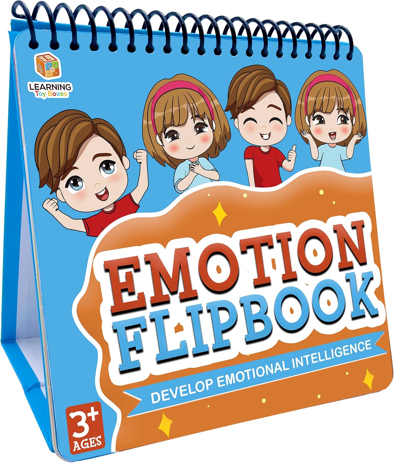Amazon.com: 32 Different Emotions/Feelings Flip Book Teaching Children ...