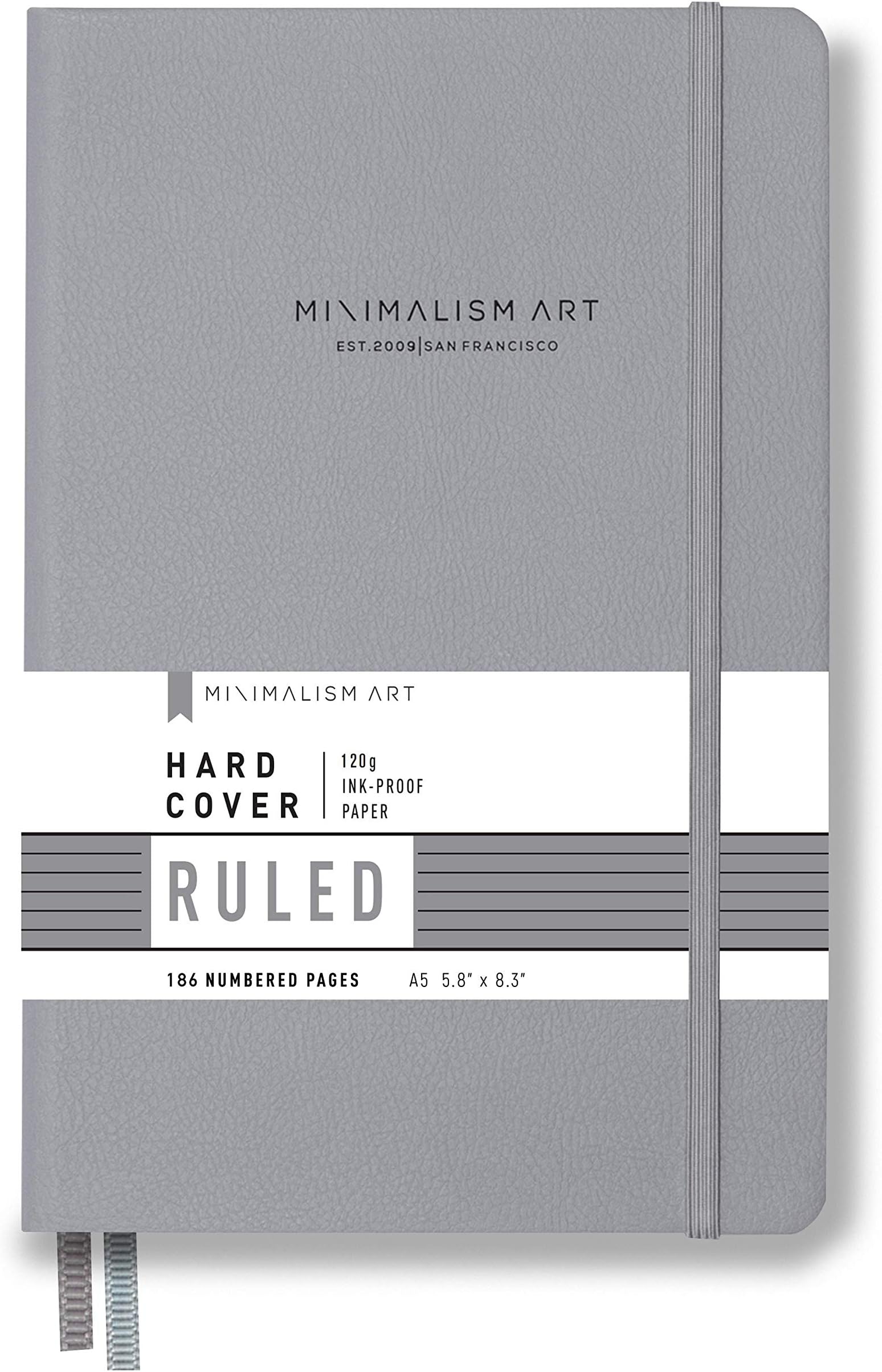 Amazon.com : Minimalism Art, Premium Hard Cover Notebook Journal ...