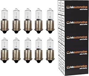 Tek Automotive 434 H6W Bulb Miniature Halogen Car Side Light, Parking Light, Tail Light ...