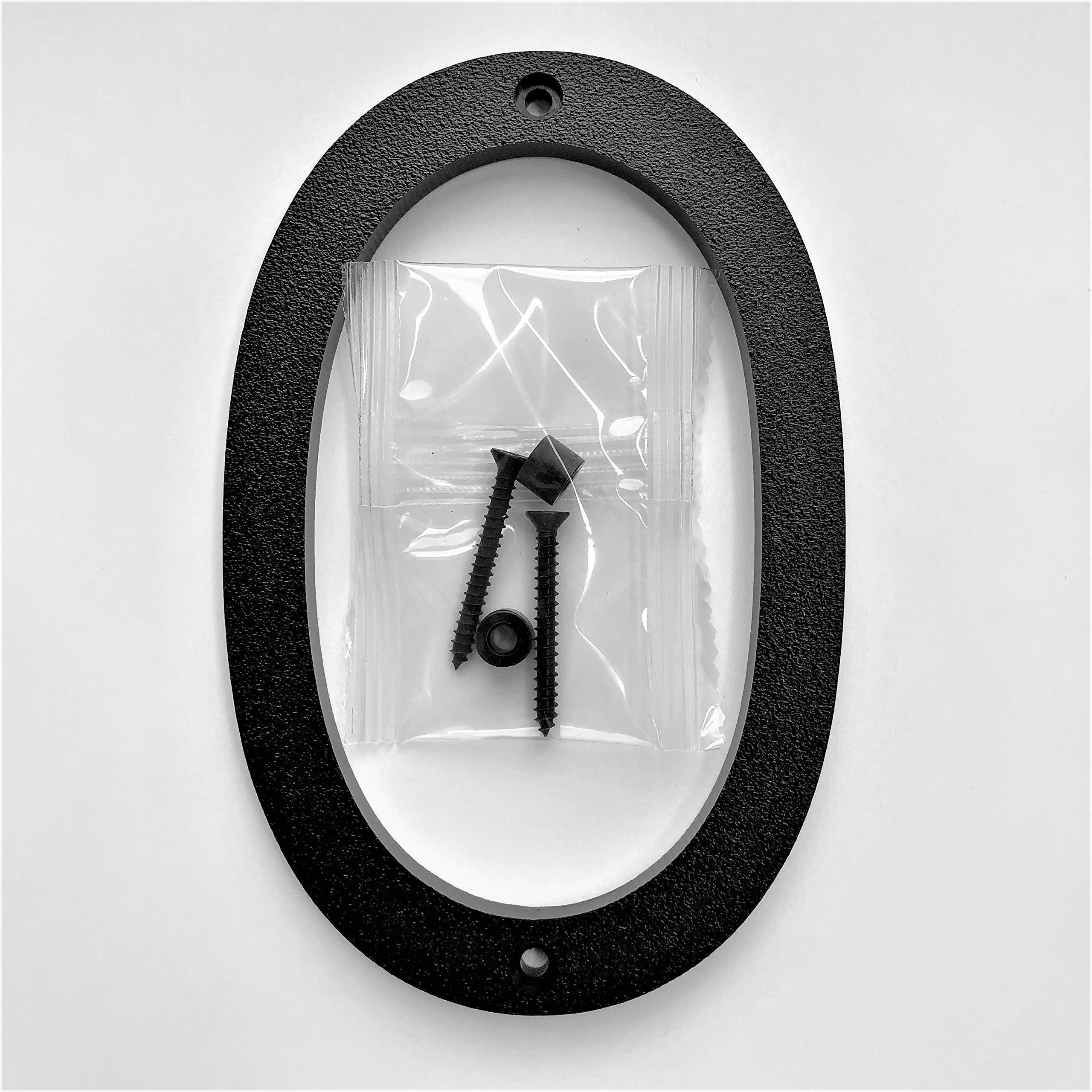 Amazon.com: 5 Inch Modern Plastic House Number, black or white building ...