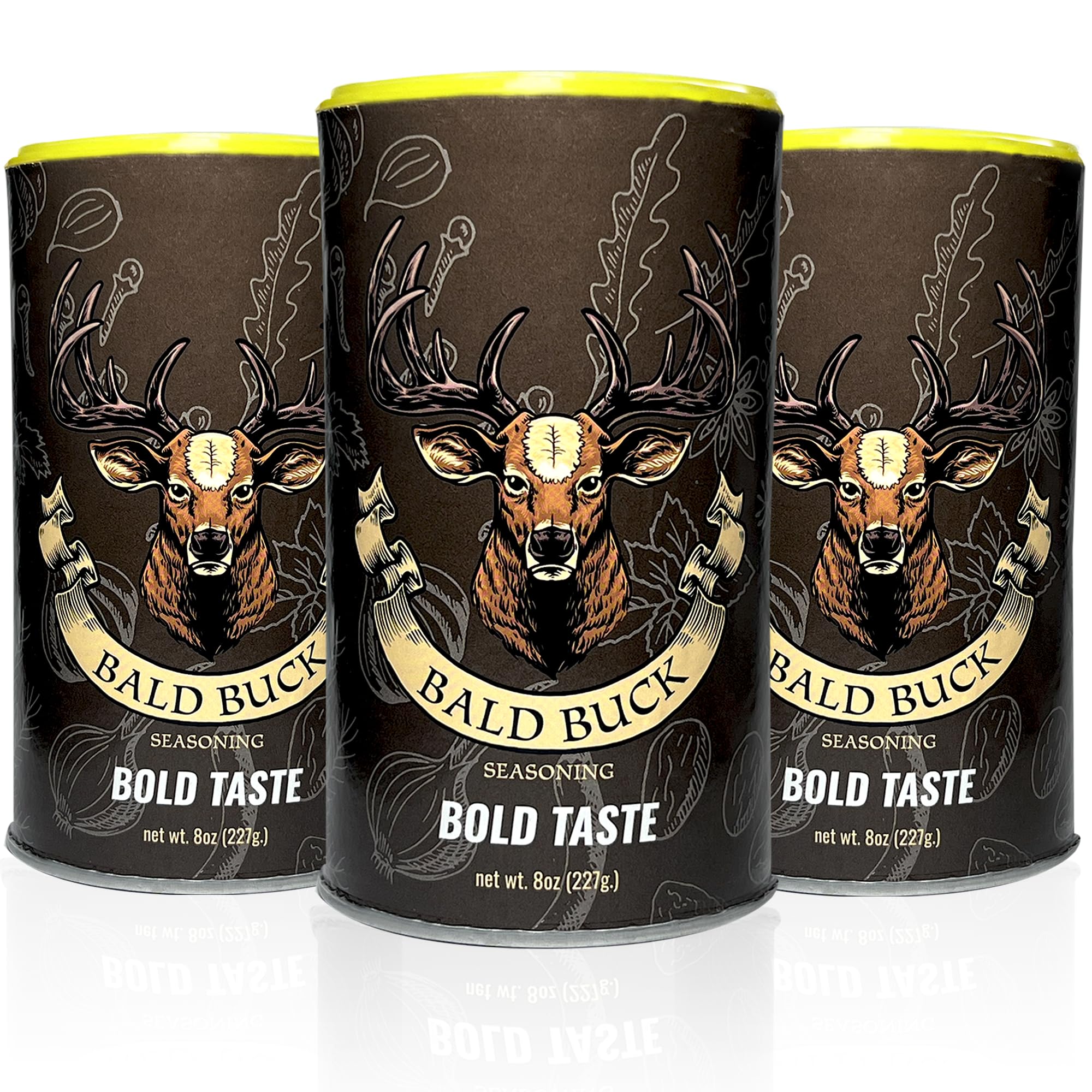 Amazon.com : Bald Buck Seasoning: Bold Taste & Slow Burn Combo (Pack of ...