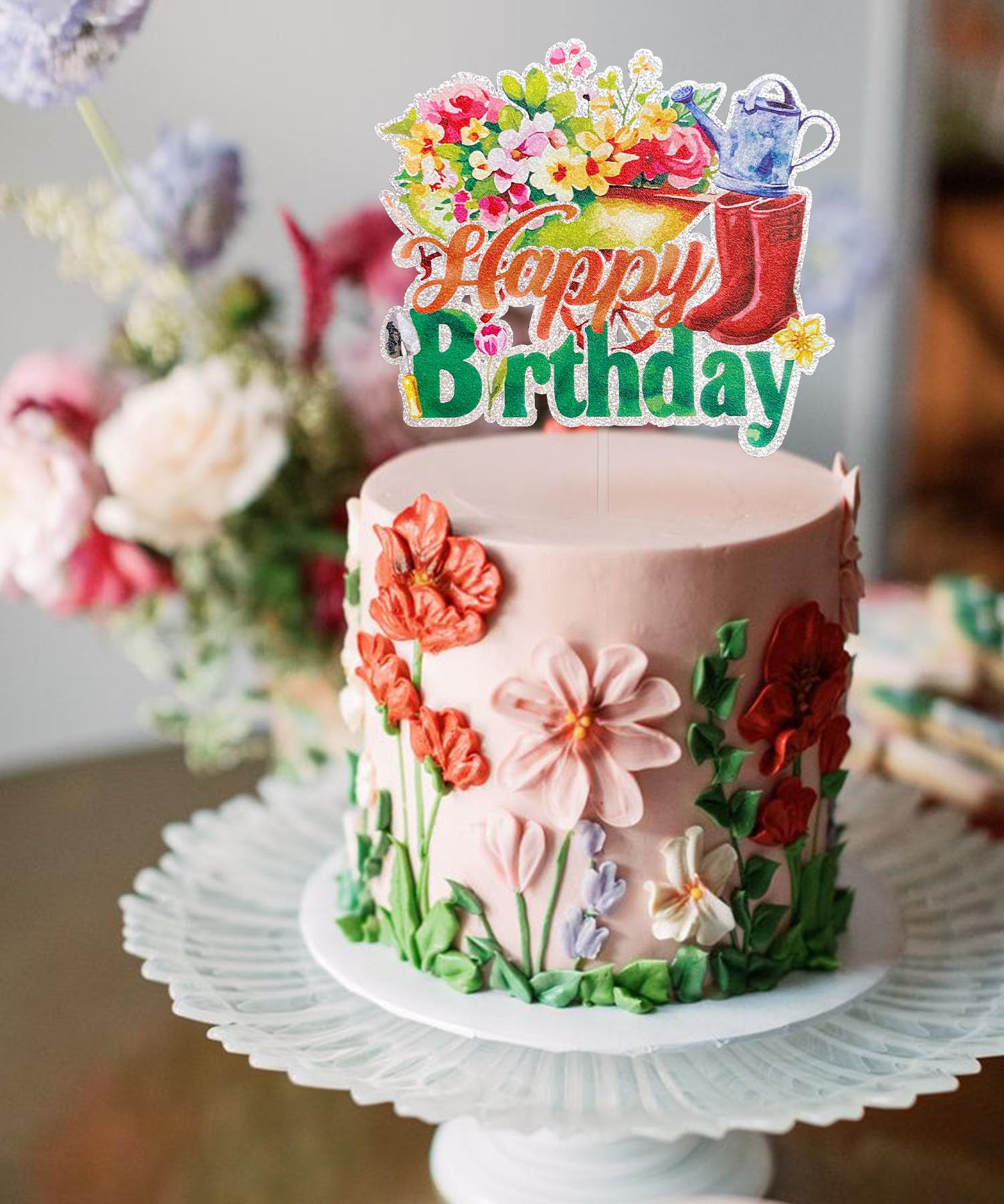 Garden Themed Birthday Cakes Gardening Cake #2