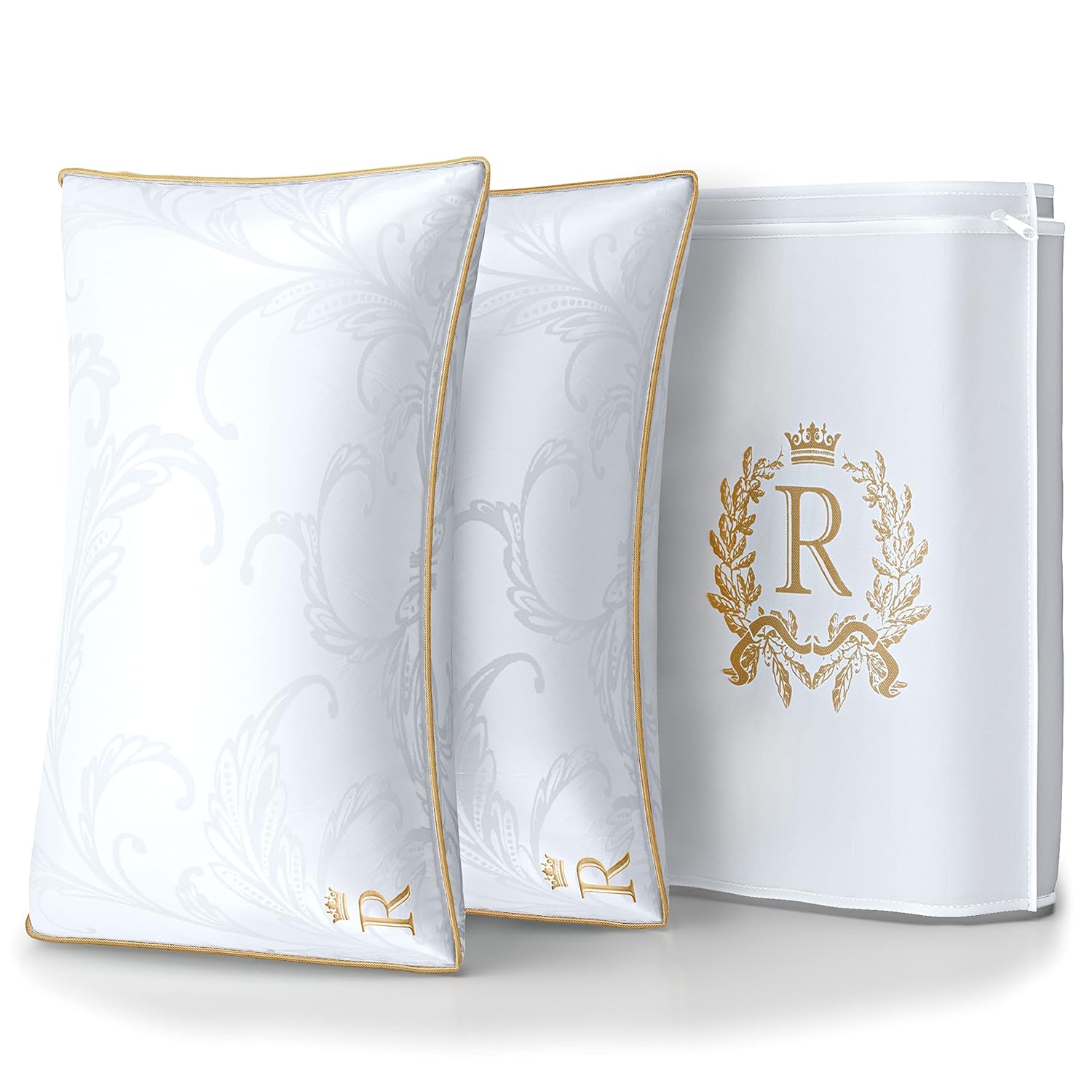 ROYAL THERAPY Standard-Size Professional Hotel Pillows (2-Pack) - A Set ...