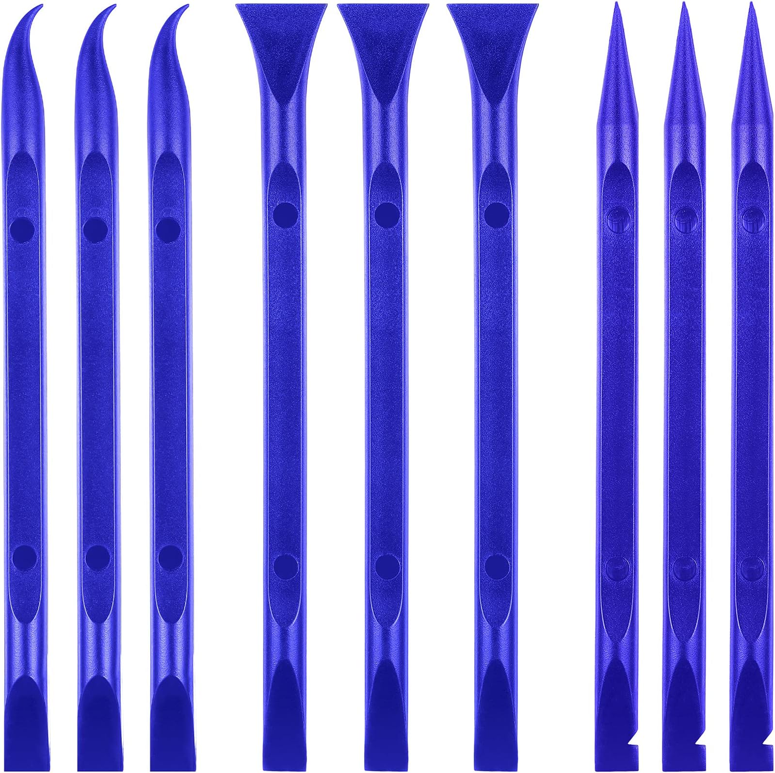 Amazon.com: 9 Pieces Carbon Fiber Plastic Scraper Lottery Ticket Tool ...