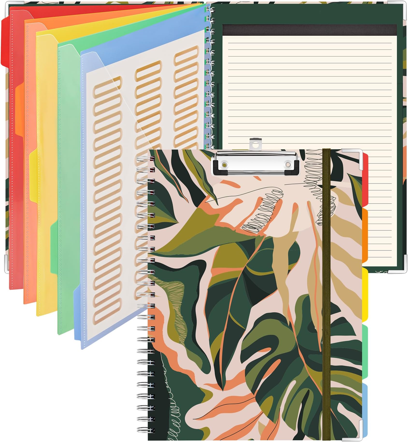 Amazon.com : Clipboard Folio with Storage,Cute Clipboard with File ...