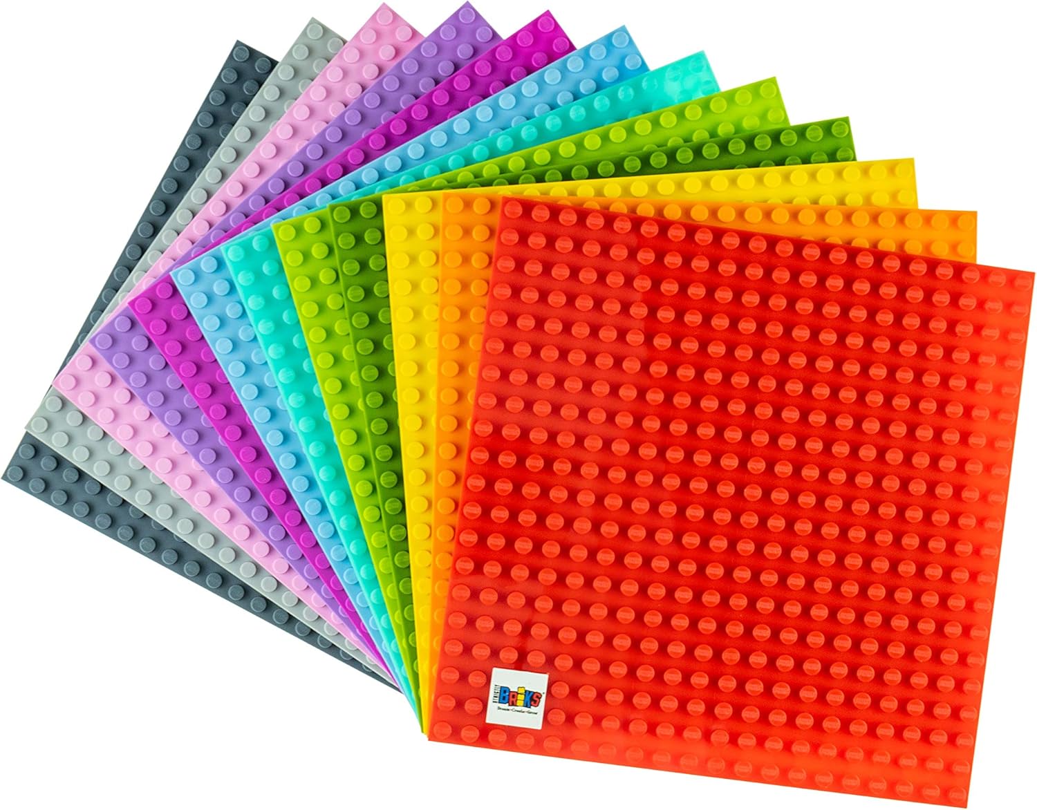 Strictly Briks – Classic Baseplates – 6″ x 6″ Building Brick Base ...