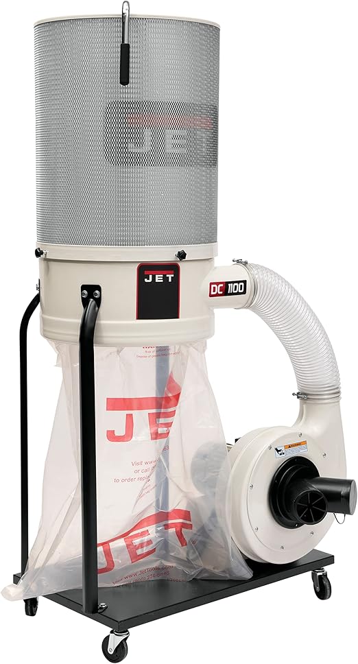 JET Vortex Cone Dust Collector, 2-Micron Canister Filter, 1-1/2 HP, 1Ph ...