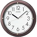 Amazon.co.jp: セイコークロック(Seiko Clock) 掛け時計 茶メタリック 直径28.0x4.6cm 電波 アナログ コンパクトサイズ KX256B : ホーム＆キッチン